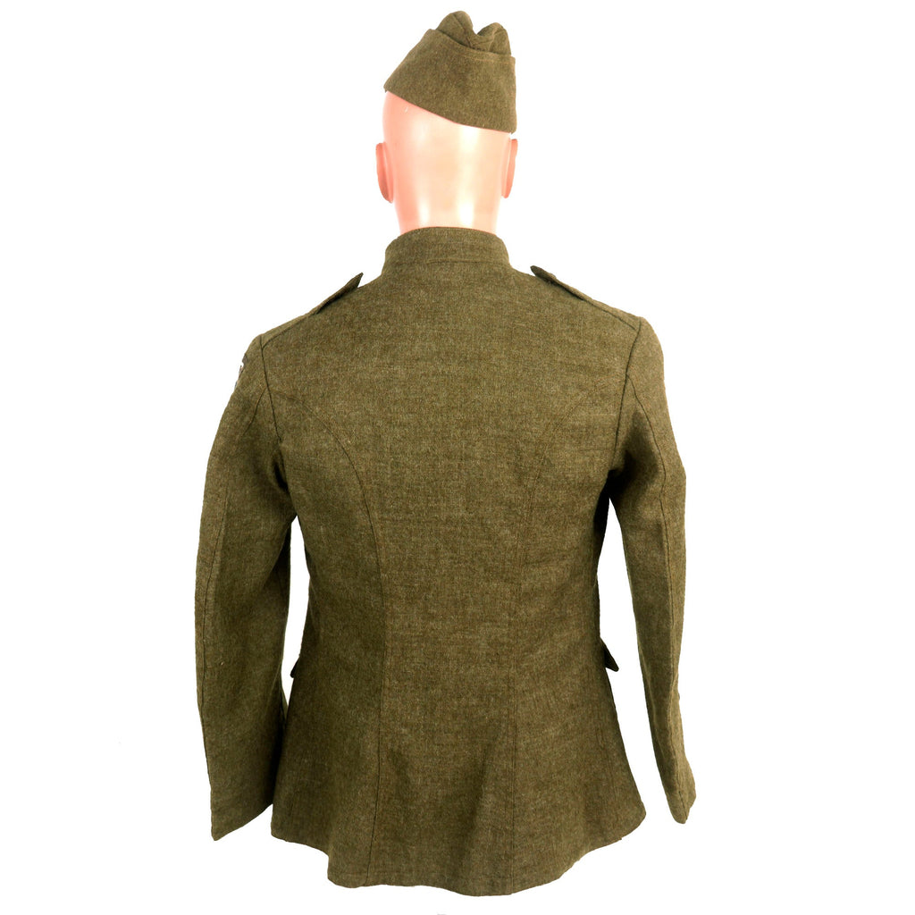 Original U.S. WWI 80th Division Uniform Jacket and Overseas Cap - Woun ...