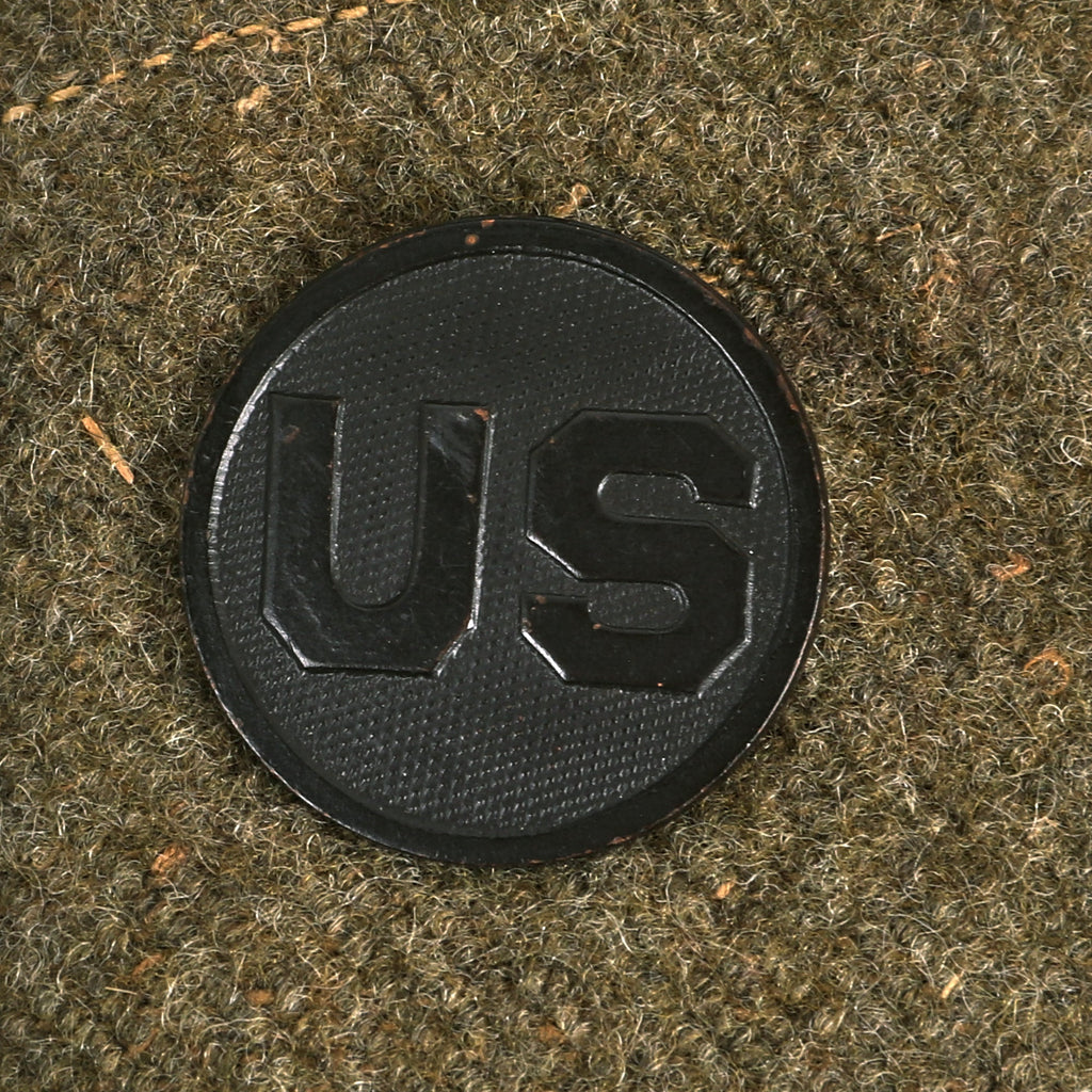 Original U.S. WWI 80th Division Uniform Jacket and Overseas Cap - Woun ...