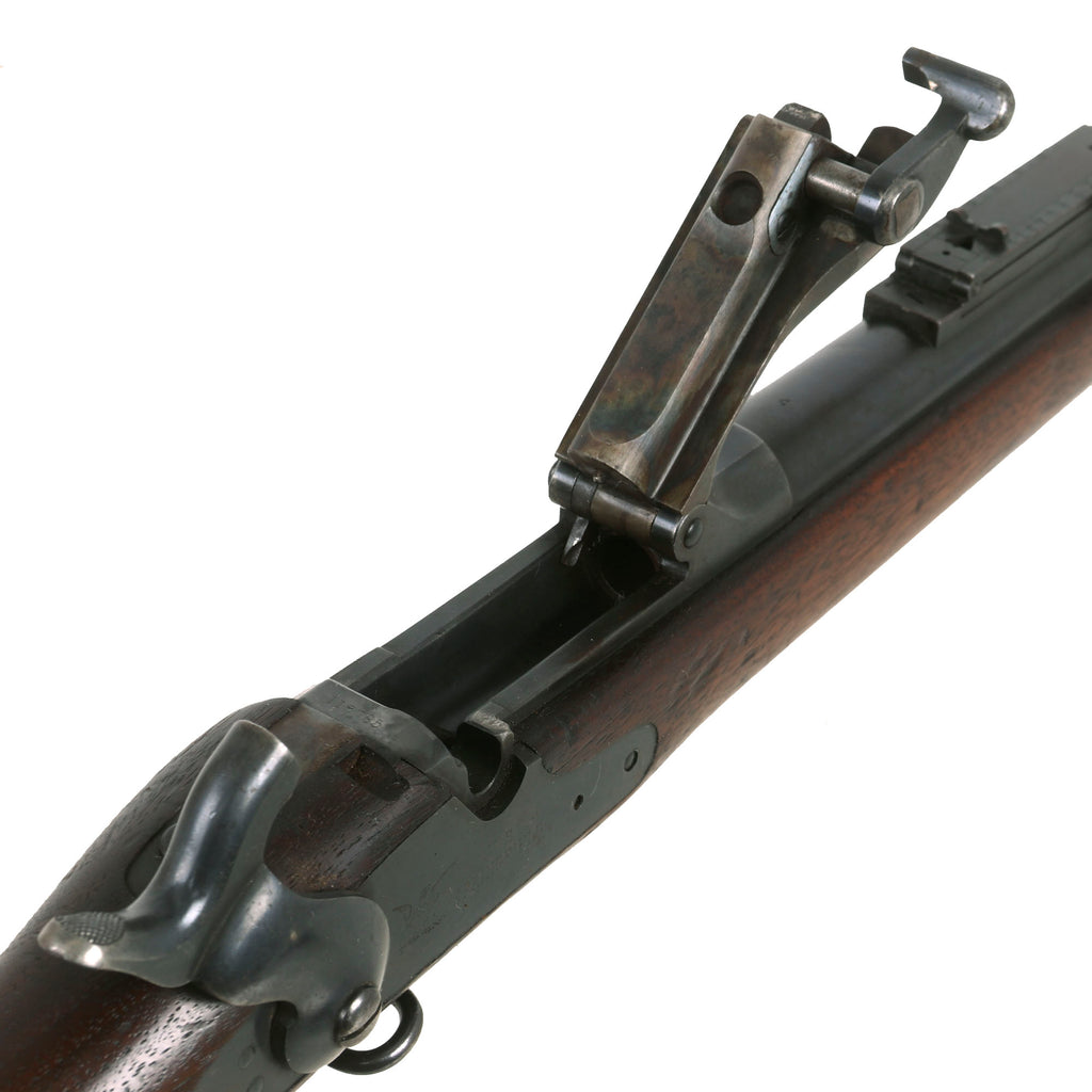 Original U.S. Springfield Trapdoor Updated Model 1884 Round Rod Bayone ...