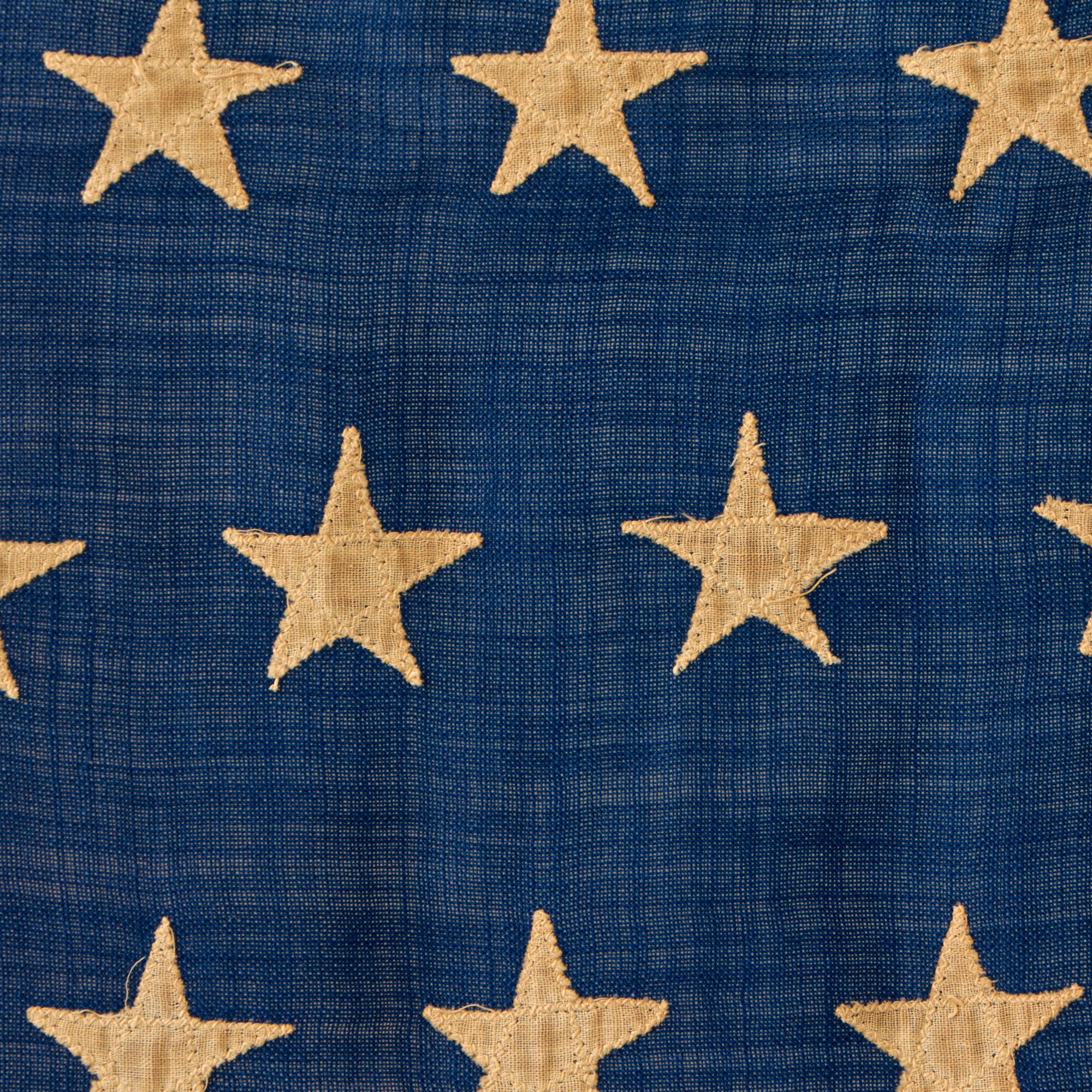 Original U.S. Pre-WWI 46 Star Multi-Piece Cloth National Flag - 71” x ...