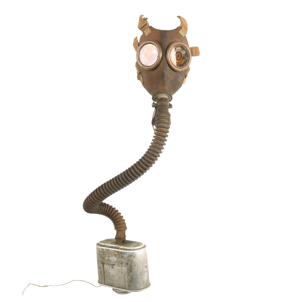 Original Belgian Pre-WWII Sacic Model 1929 Gas Mask With Original Carr ...