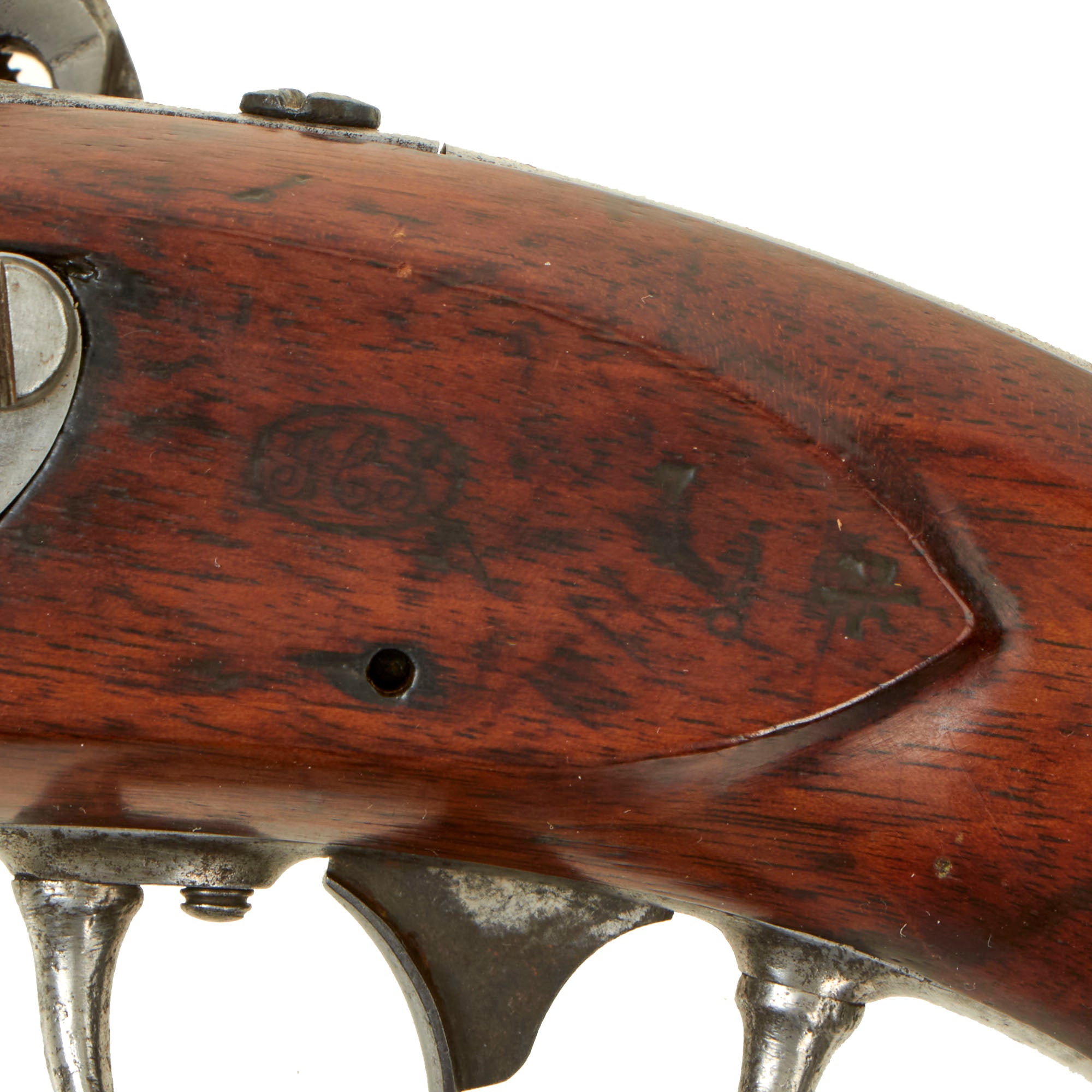 Original U.S. Model 1836 Flintlock Cavalry Pistol by R. Johnson with C ...