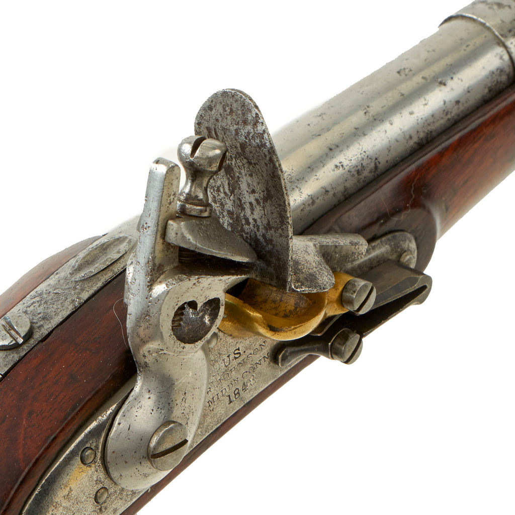 Original U.S. Model 1836 Flintlock Cavalry Pistol by R. Johnson with C ...