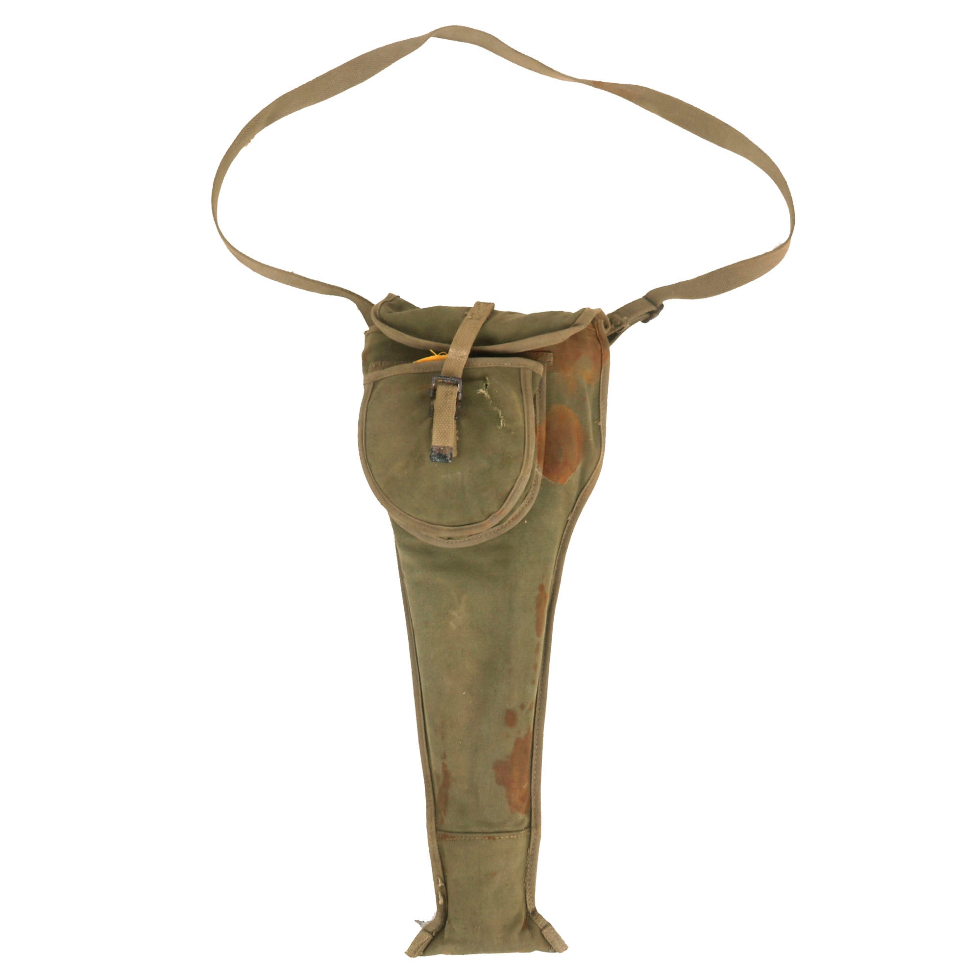 Original U.S. WWII DANGER Mine Field Marker Kit Flag Set Case Complete ...