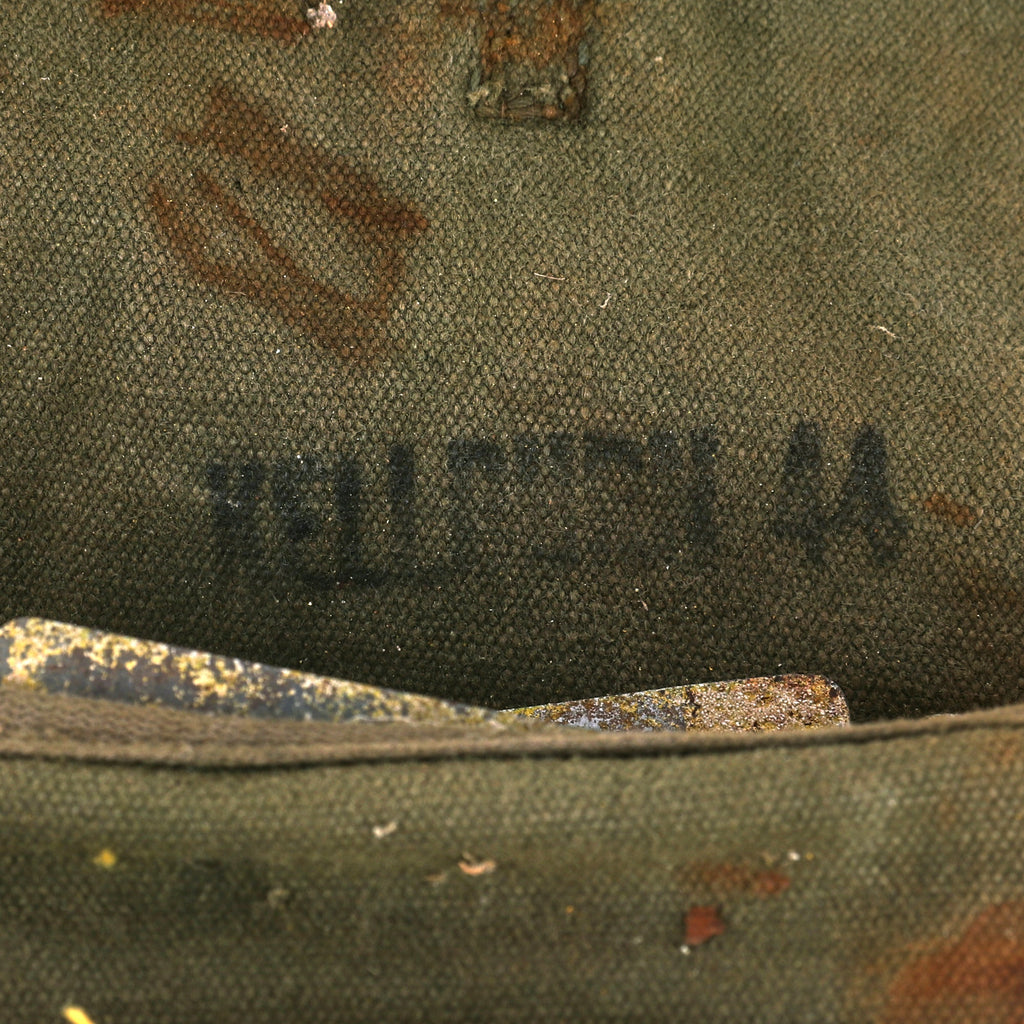 Original U.S. WWII DANGER Mine Field Marker Kit Flag Set Case Complete ...