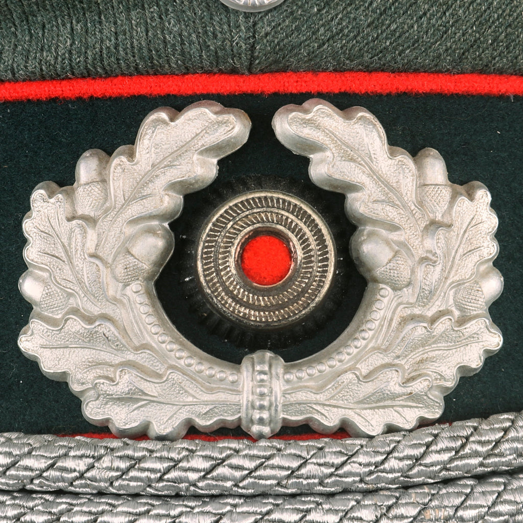 Original German WWII 1937 Dated Army Heer Artillery Officers Schirmmüt ...