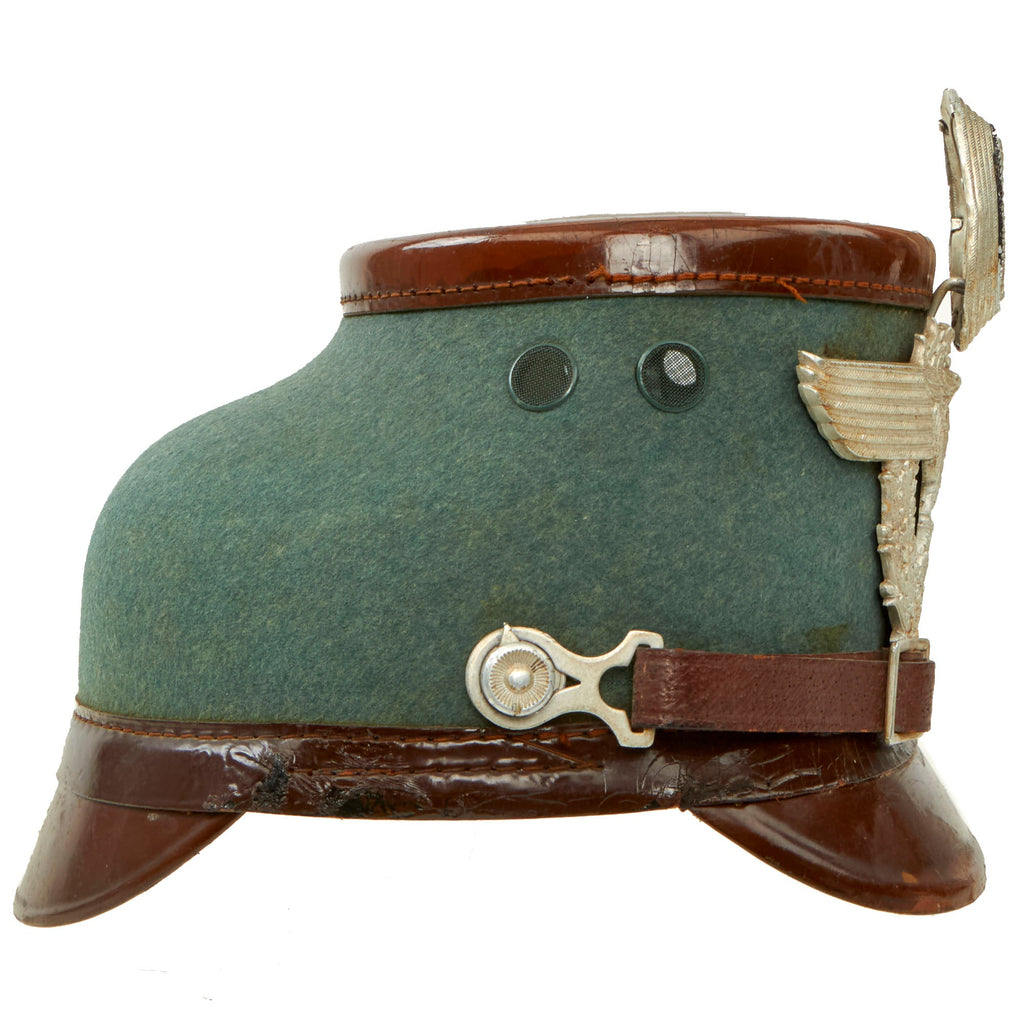Original German WWII 1939 Dated Late Pattern Rural Police Shako by ERE ...