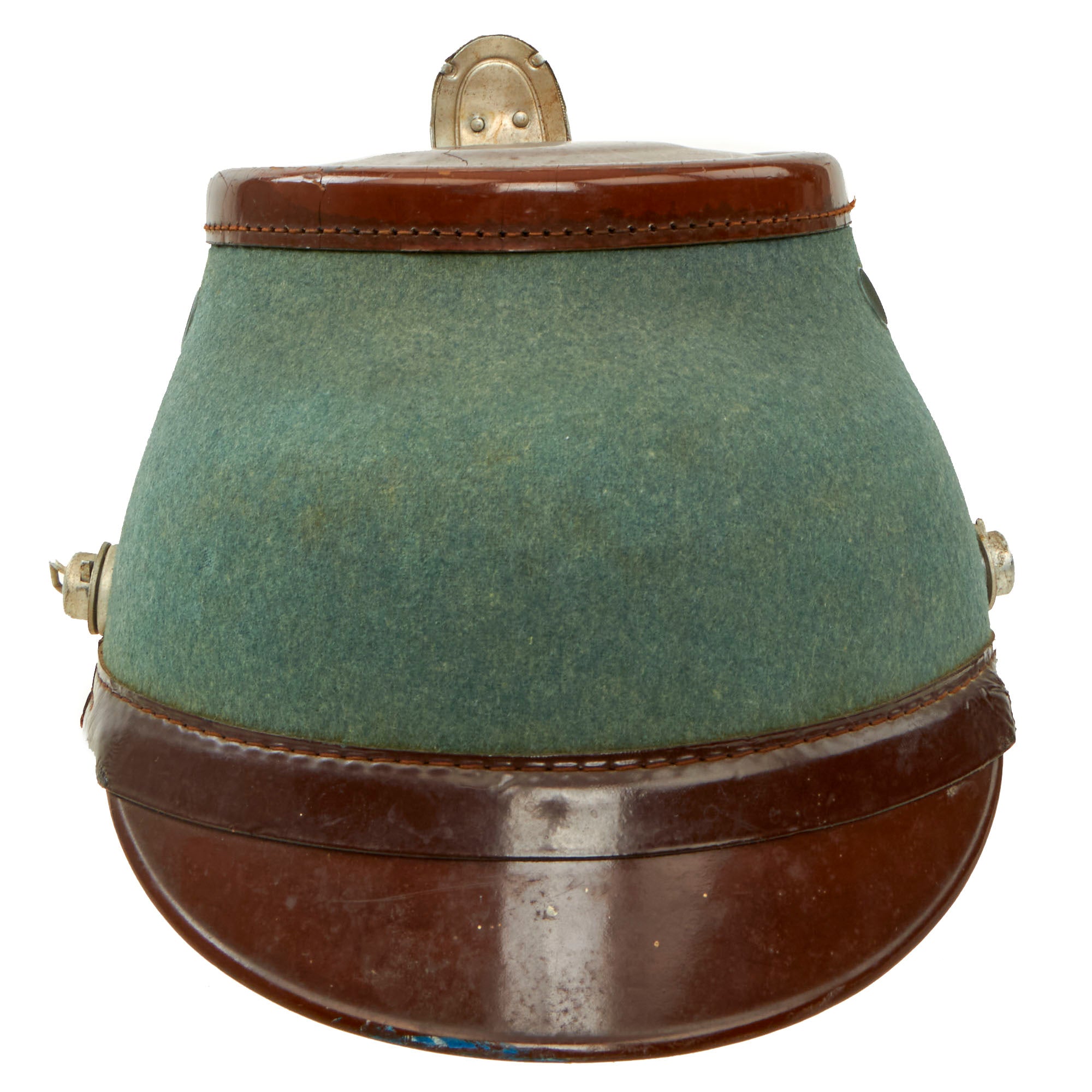 Original German WWII 1939 Dated Late Pattern Rural Police Shako by ERE ...