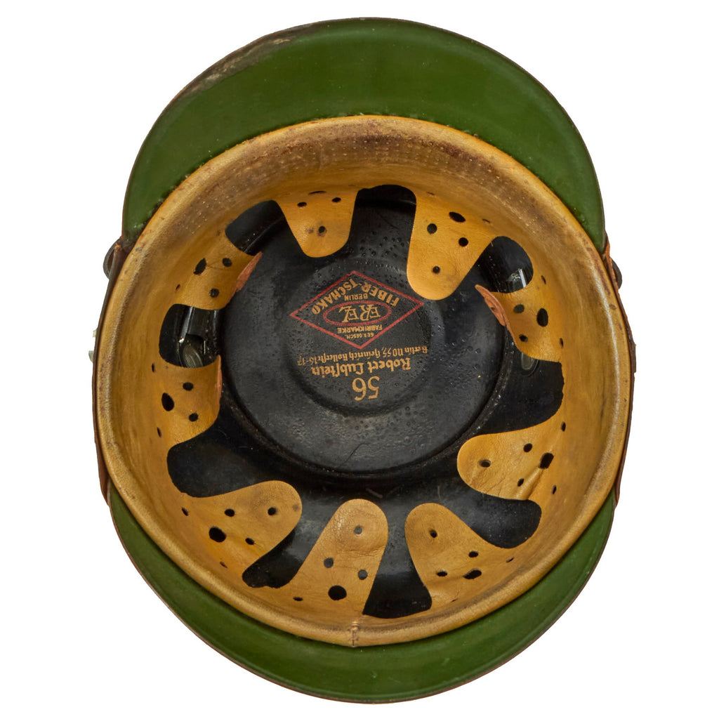 Original German WWII 1939 Dated Late Pattern Rural Police Shako by ERE ...