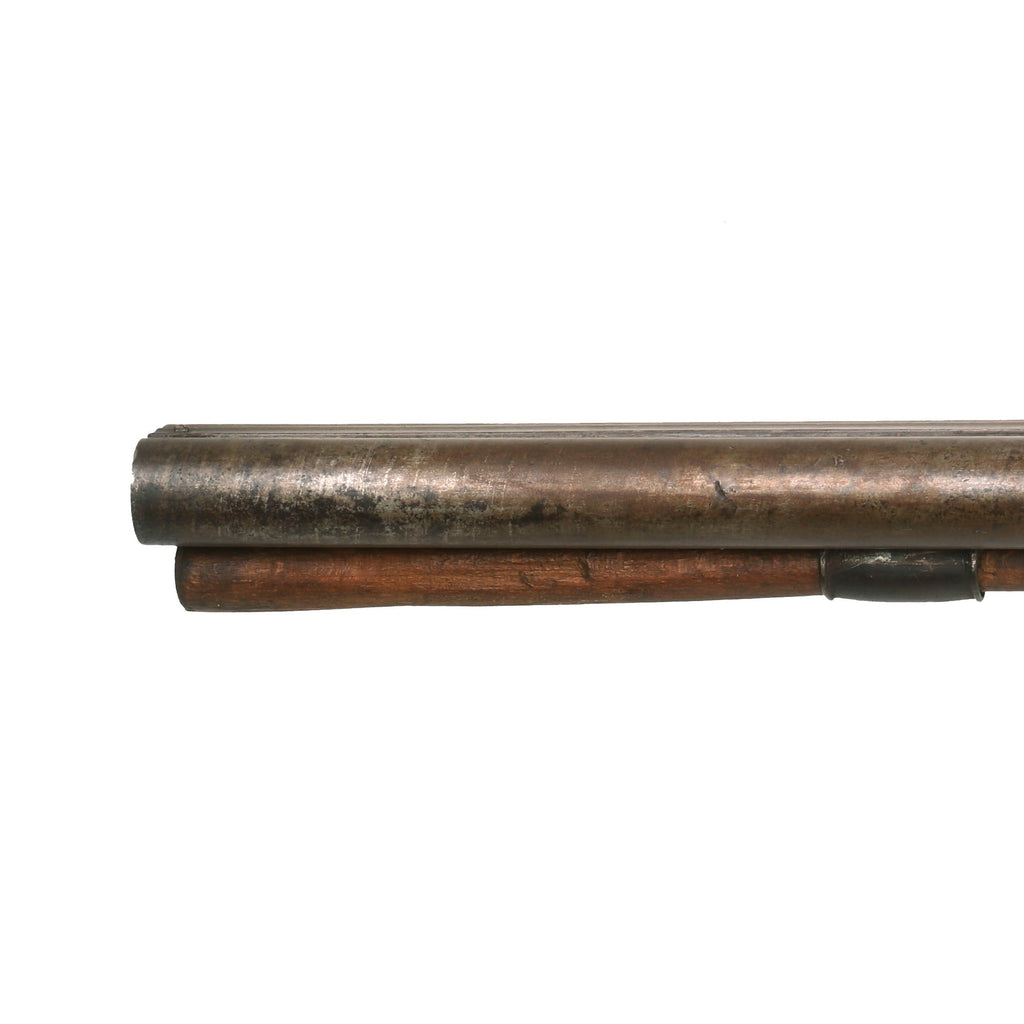 Original Belgian 14 Bore Double Barrel Percussion Fowling Piece with T ...