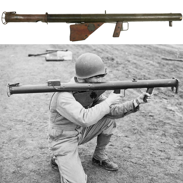 Original Rare U.S. WWII 1943 M1A1 Bazooka 2.36 inch Anti-Tank Rocket L ...