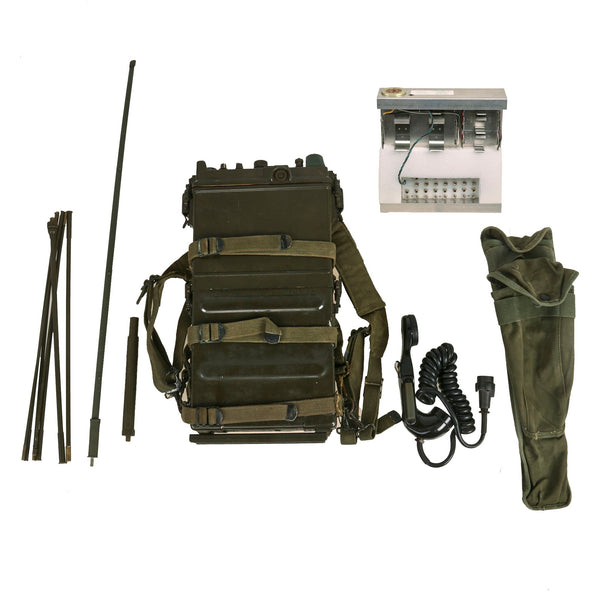 Original U.S. Korean & Vietnam War RT-176 AN/PRC-10 Backpack Radio Rig ...