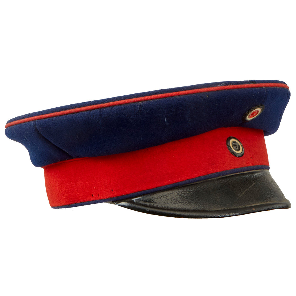 Original Imperial German WWI Prussian Dark Blue Infantry EM/NCO Visor ...