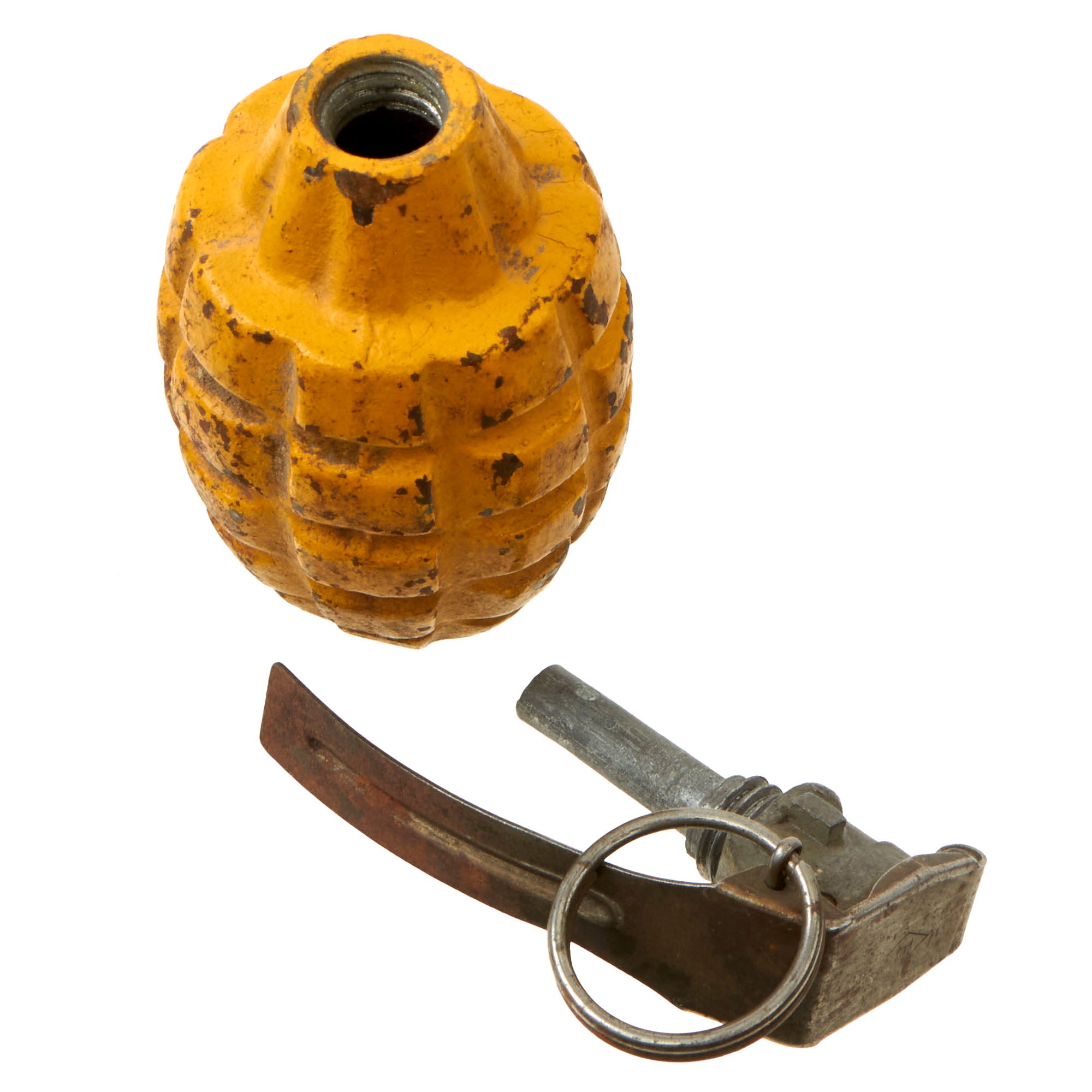 Original U.S. Pre-WWII Inert MkII Yellow Early War High Explosive Pine ...