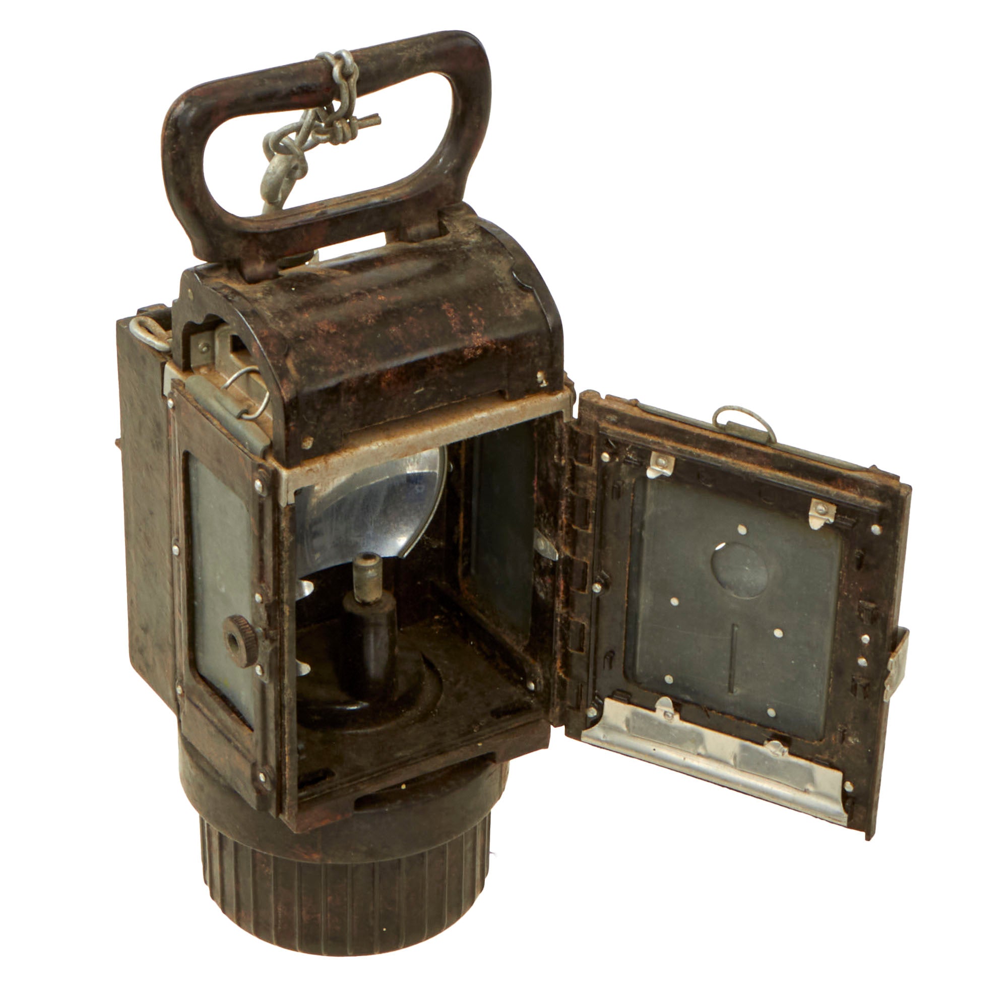 Original German WWII Bakelite Military Issue Carbide Trench Lantern ...