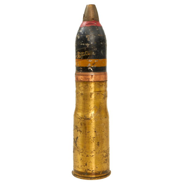 Original Japanese WWII Inert 37mm High Explosive Round - 1944 Dated ...