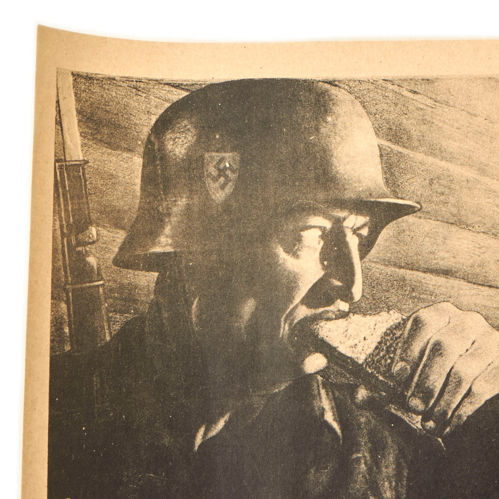 Original Soviet Russian WWII Anti-German Propaganda Poster - Save Thes ...