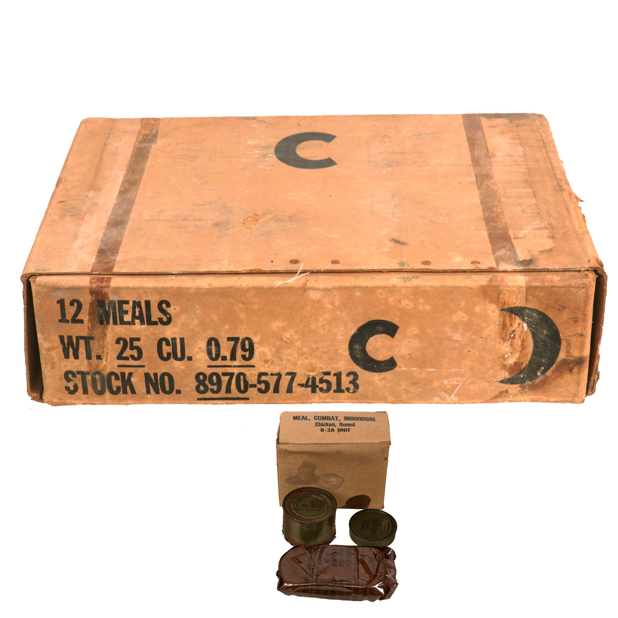 Original U.S. Vietnam War Full Box of Type C Field Ration “C-Rat” by S ...