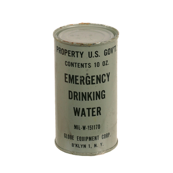 Original U.S. Vietnam War Sealed Can of Emergency Survival Drinking Wa ...