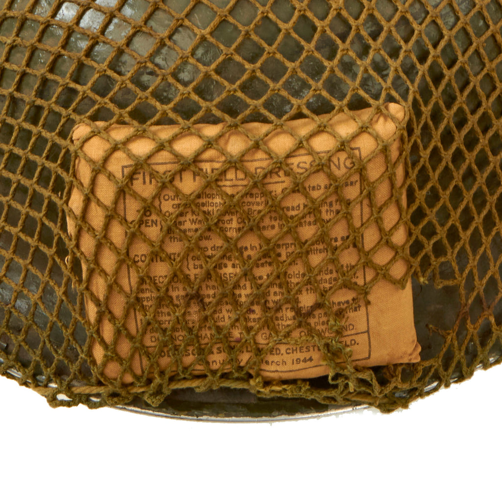 Original British WWII Brodie MkII Steel Helmet Complete with Regiment ...