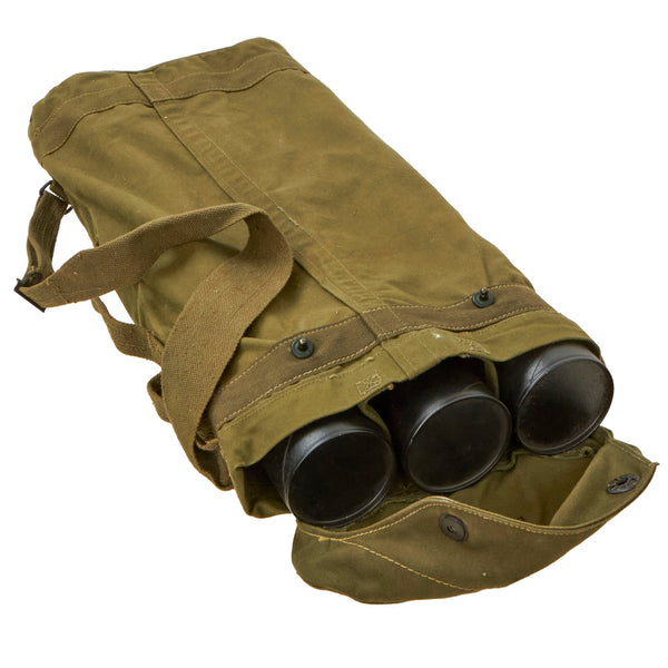 Original U.S. WWII Second Pattern M6 Bazooka Rocket Bag Dated 1945 Wit ...