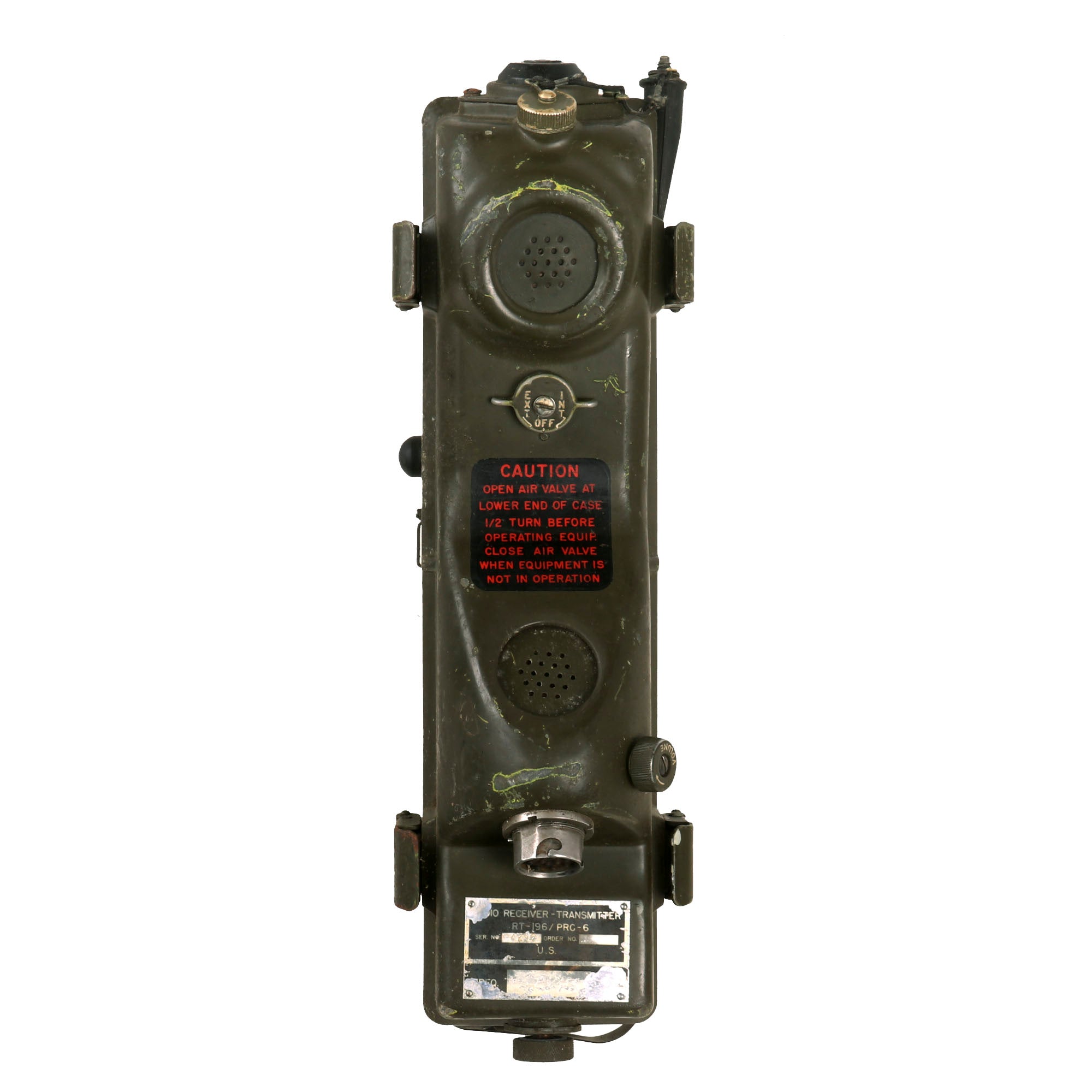 Original U.S. Vietnam War Era RT-196/PRC-6 Radio Receiver Transmitter ...