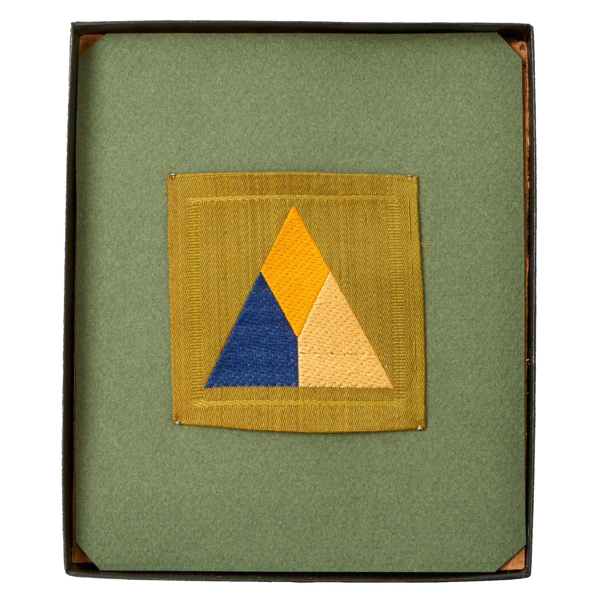 Original U.S. WWI Army Tank Corp Sleeve Patch Set - Formerly Part of t ...