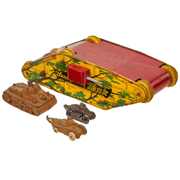 Original U.S. 1930s WWI Toy Tank Collection - Set of Four - Formerly A ...