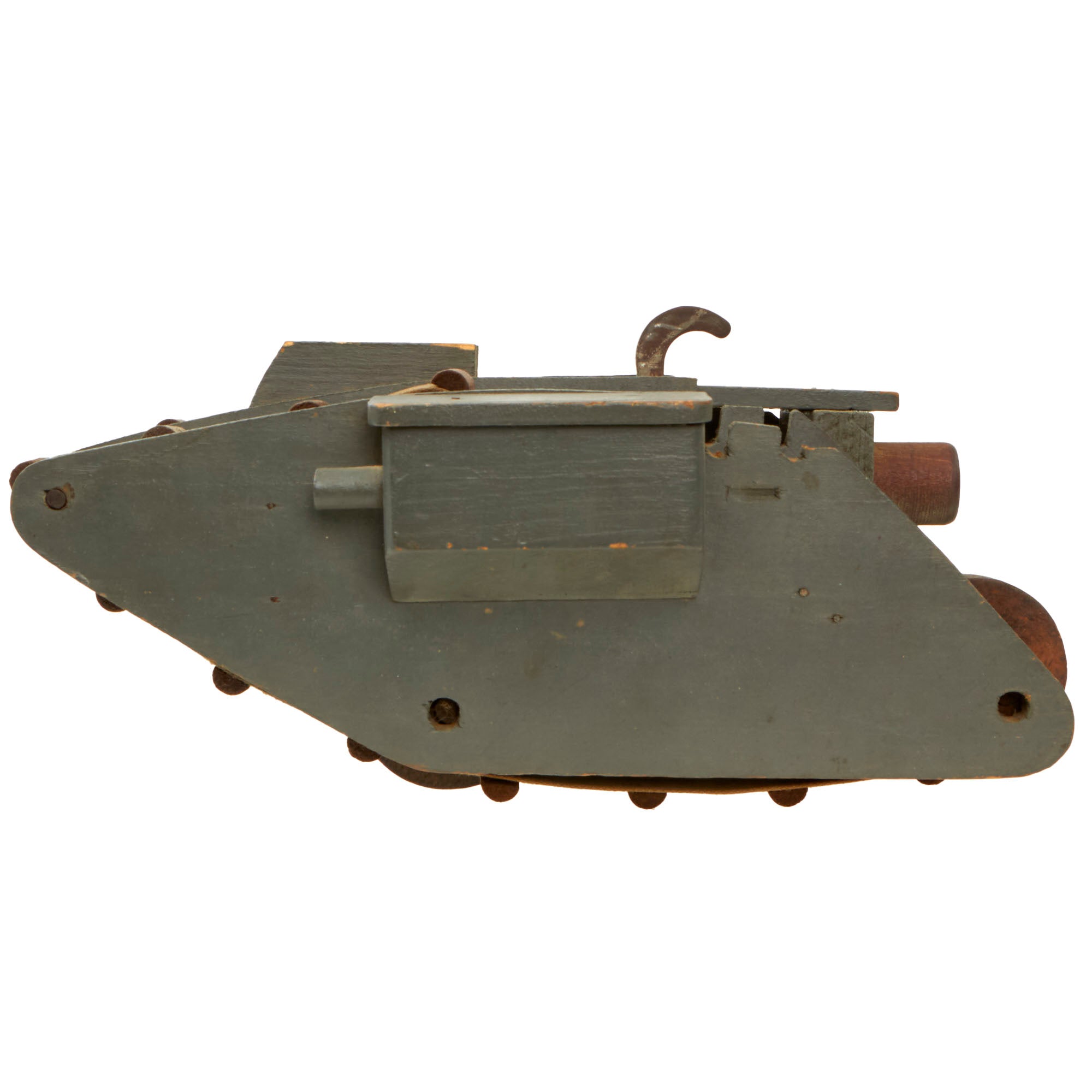 Original U.S. Inter-War Era Wooden WWI Mk IV Tank Pull Toy Manufacture ...