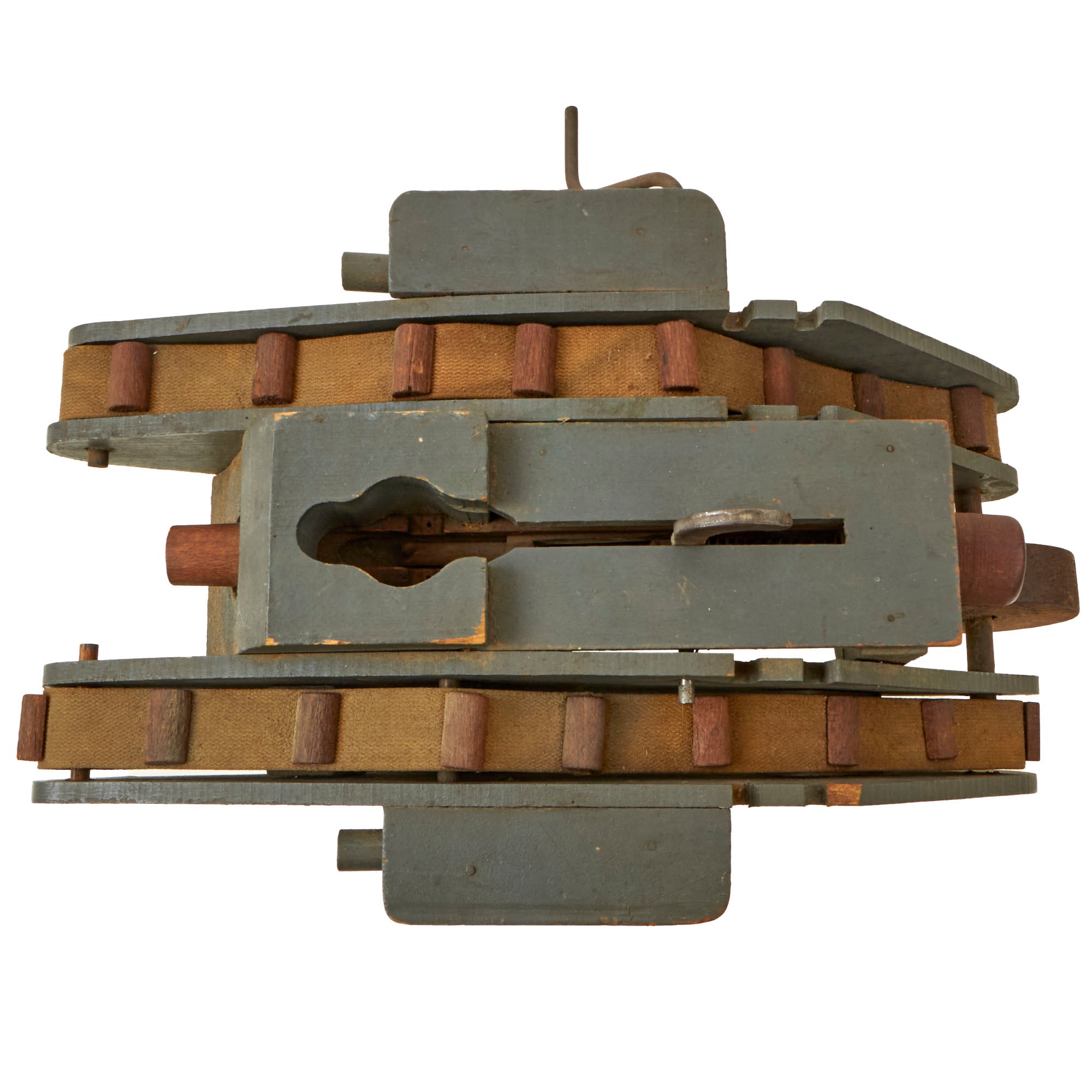 Original U.S. Inter-War Era Wooden WWI Mk IV Tank Pull Toy Manufacture ...