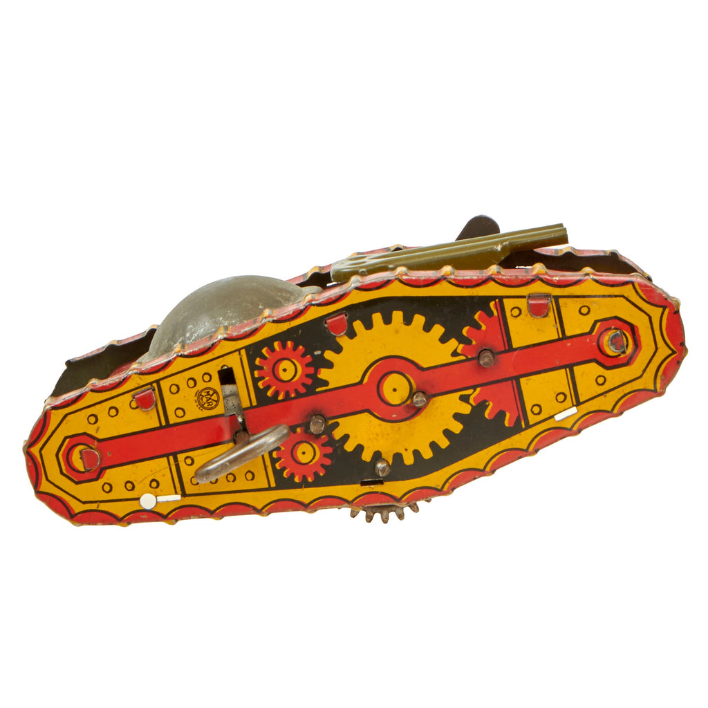 Original U.S. WWI Fully Functional Tin Mechanical Windup Tank Toy Manu ...