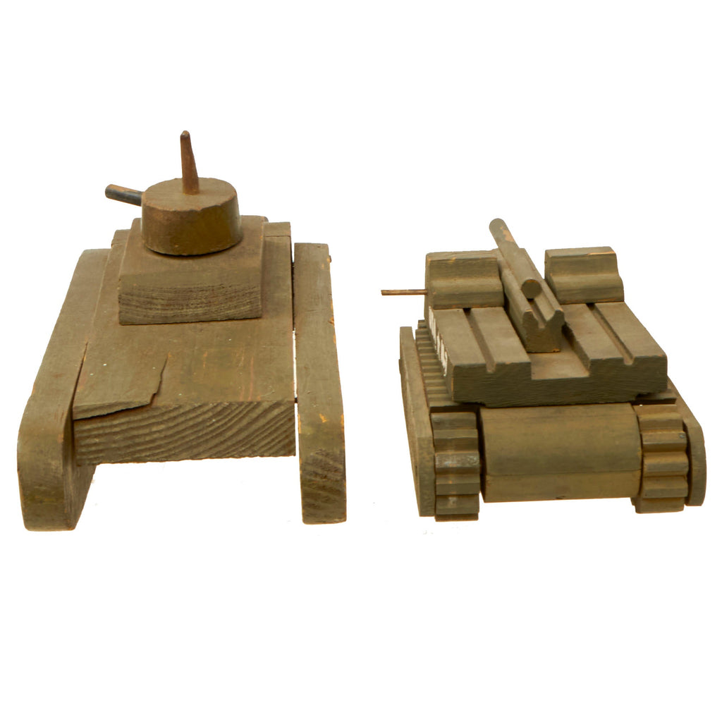 Original U.S. WWII Wartime Economy Toy Tank Collection of 5 ...