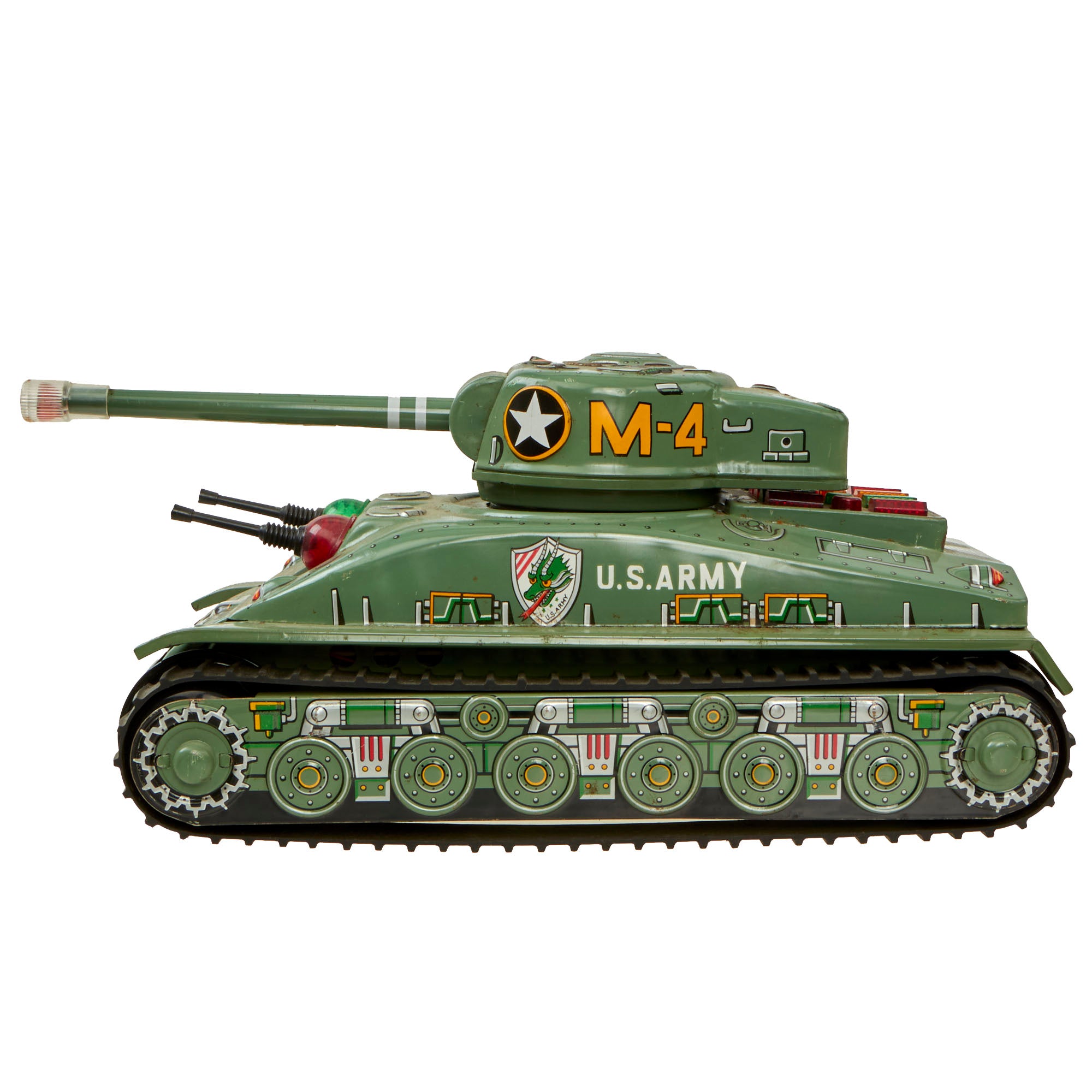 Original U.S. Vietnam War Era 1960s Tin Mechanical Battery Operated M ...