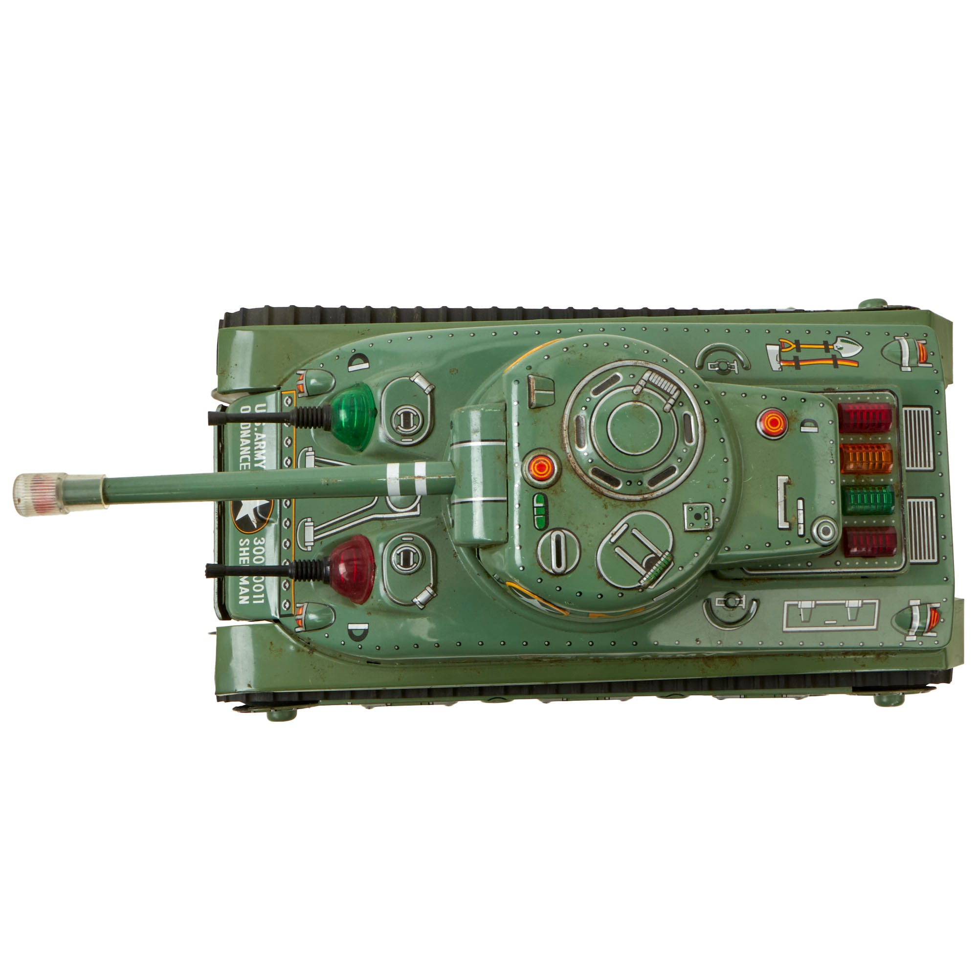 Original U.S. Vietnam War Era 1960s Tin Mechanical Battery Operated M ...