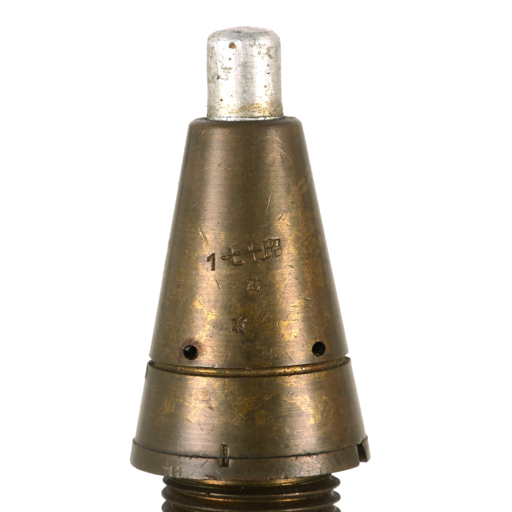 Original Japanese WWII Inert High-Explosive Round With Fuse & Casing F ...