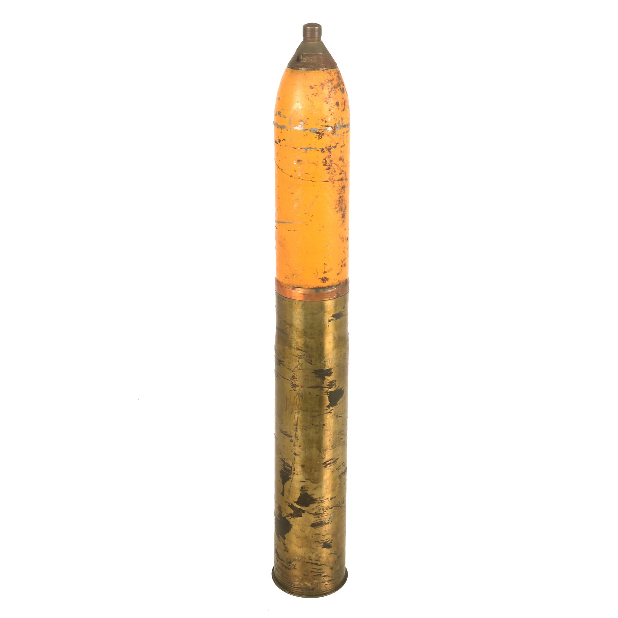 Original U.S. WWII 75mm M2-M6 Artillery Round Projectile & Casing with ...