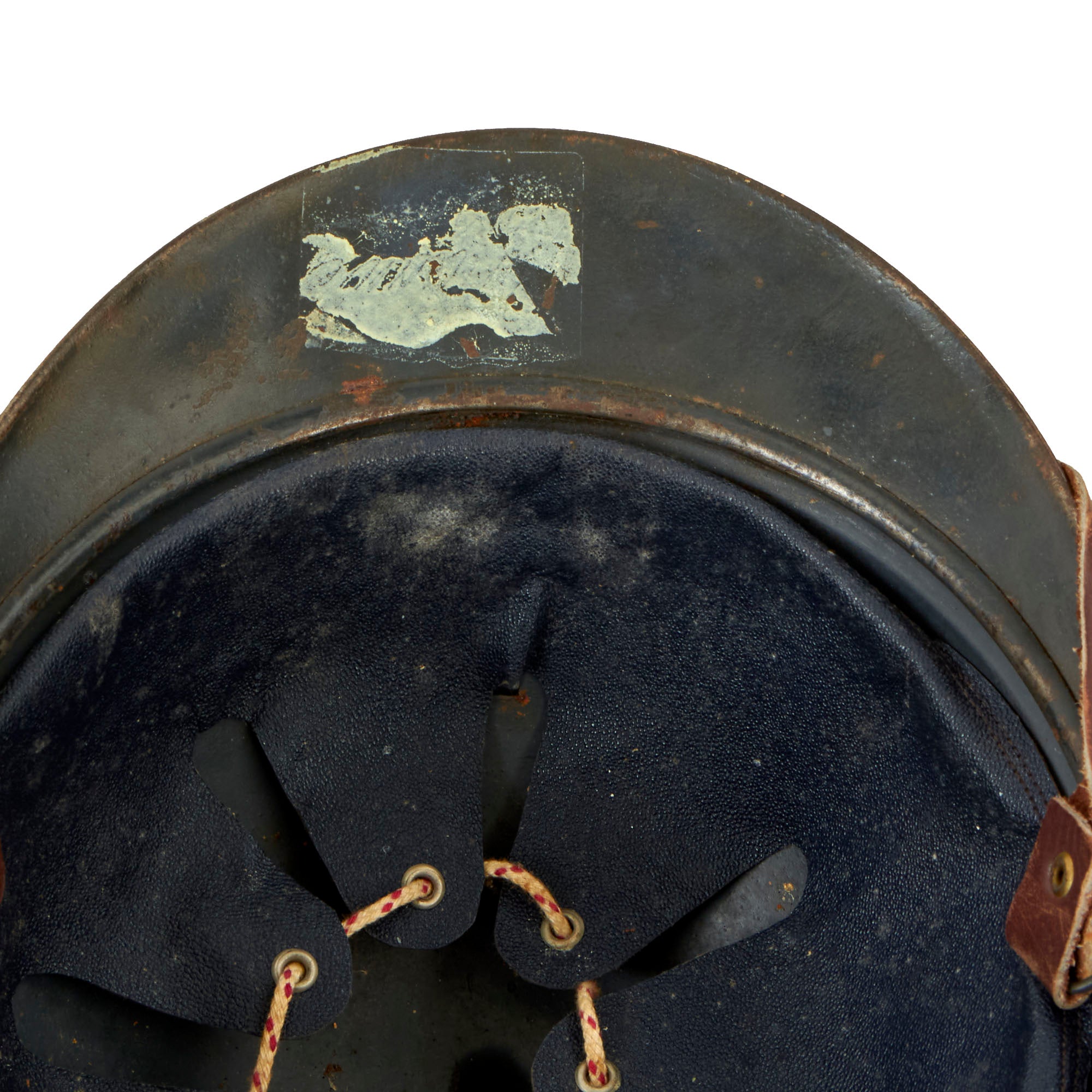 Original RARE WWI Romanian Model 1915 Adrian Helmet with King Ferdinan ...