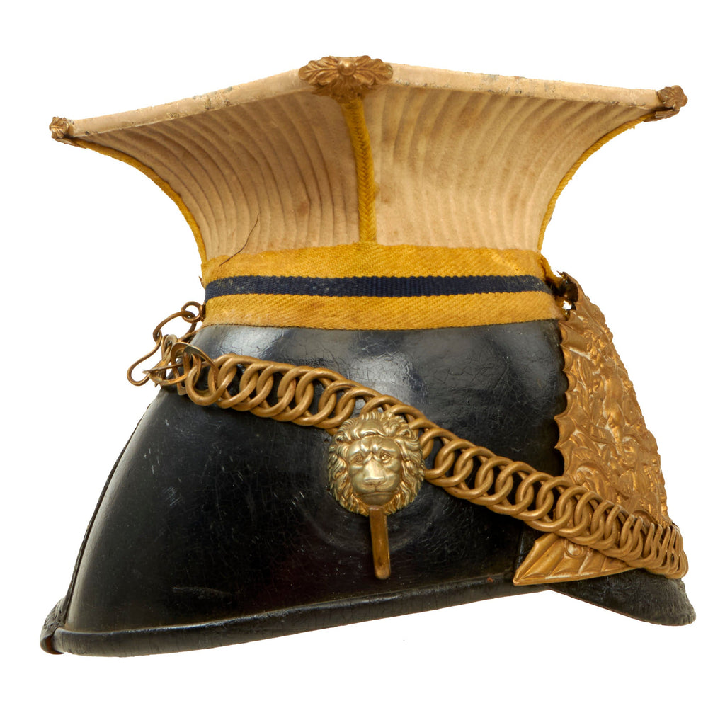 Original British Victorian Era 17th Lancers Other Ranks Chapka Helmet ...