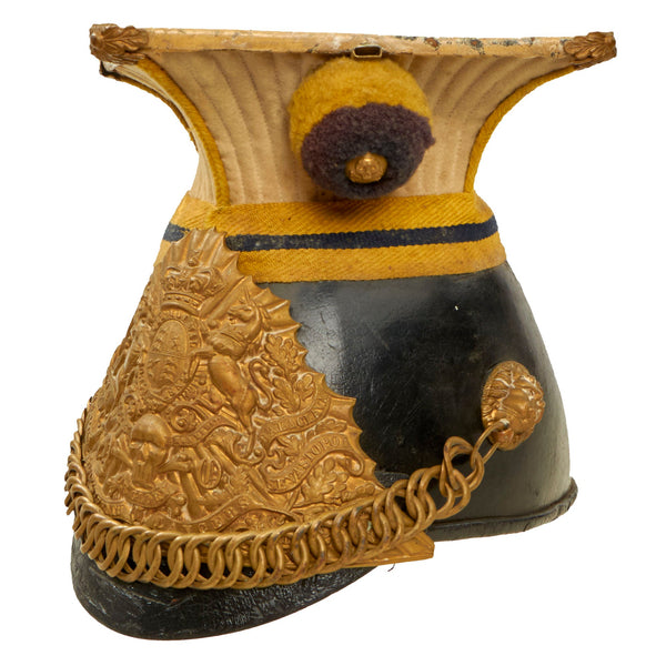 Original British Victorian Era 17th Lancers Other Ranks Chapka Helmet ...