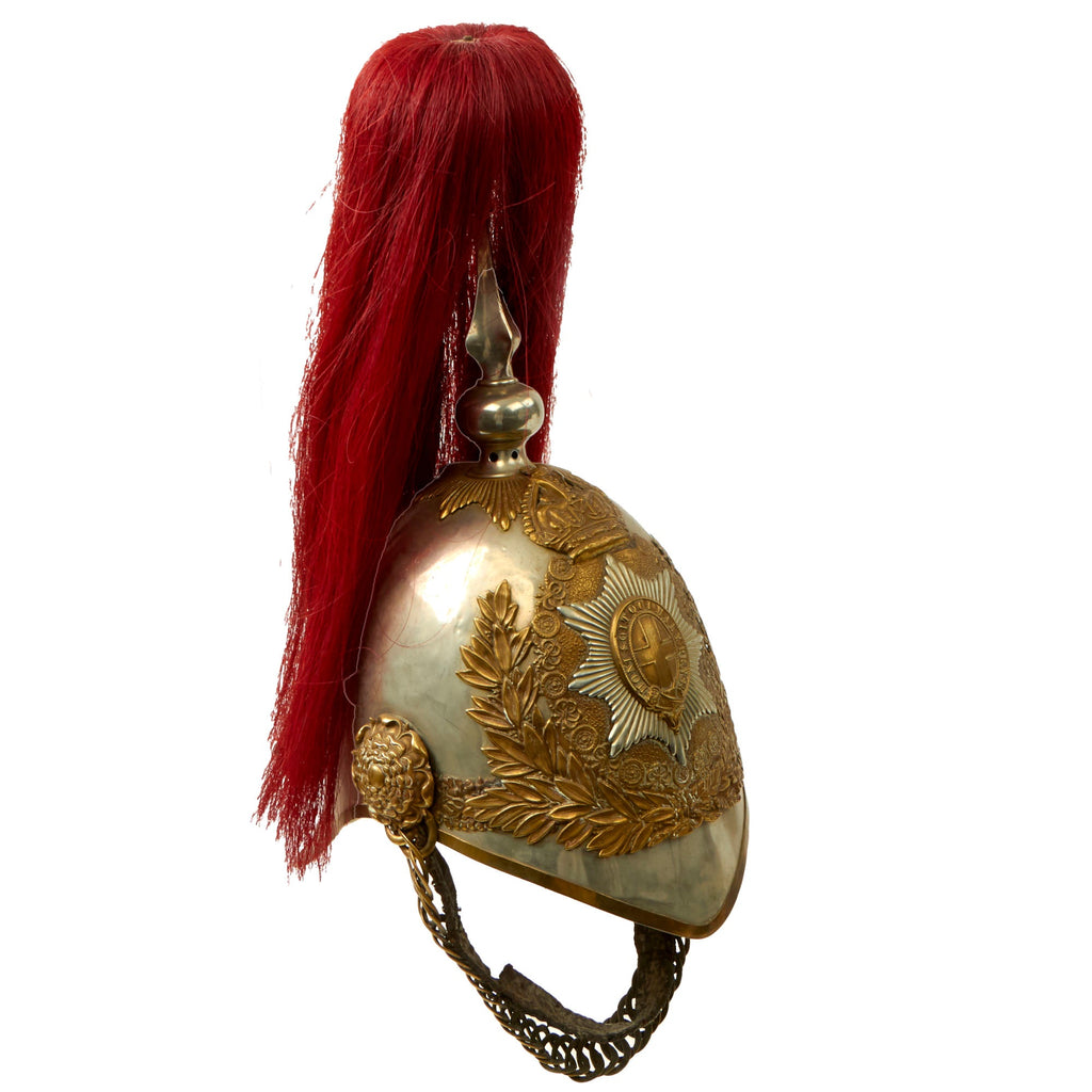 Original British Victorian Era Household Cavalry Lifeguard Parade Helm ...