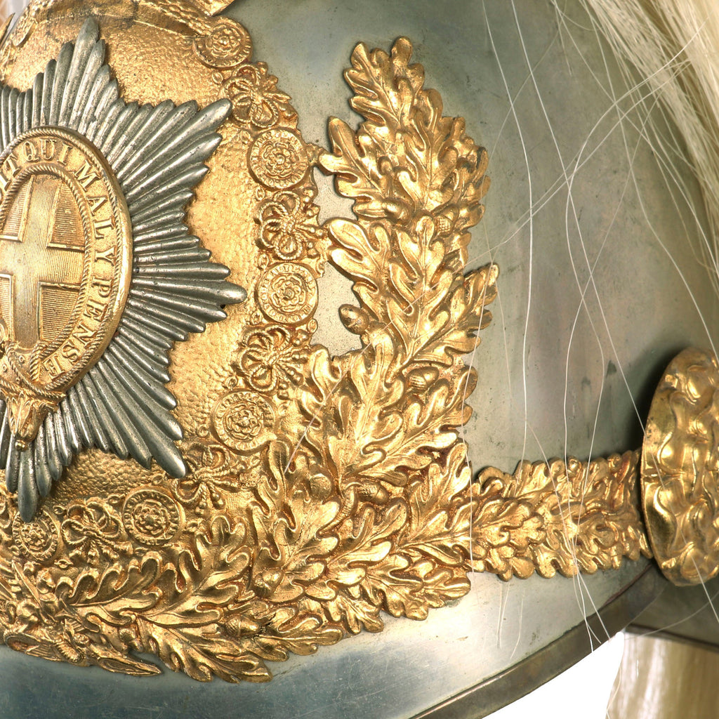 Original British Victorian Era Household Cavalry Lifeguard Parade Helm ...