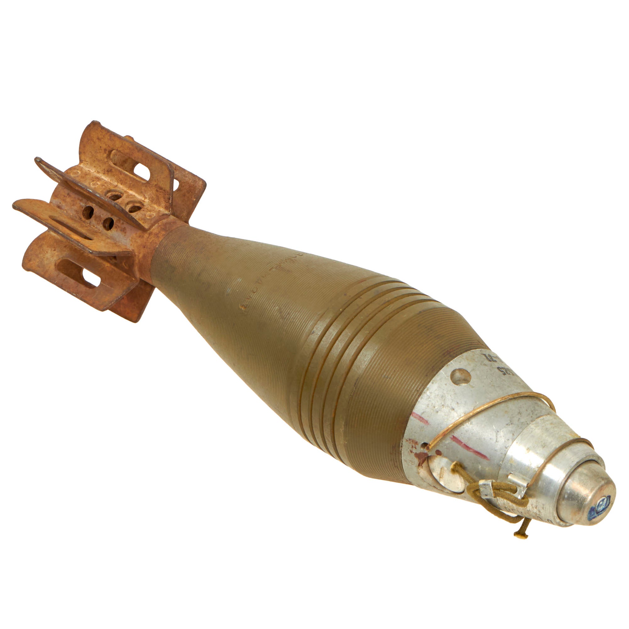 Original U.S. Vietnam War 60mm HE M49A3 Mortar Round With 1971-Dated F ...