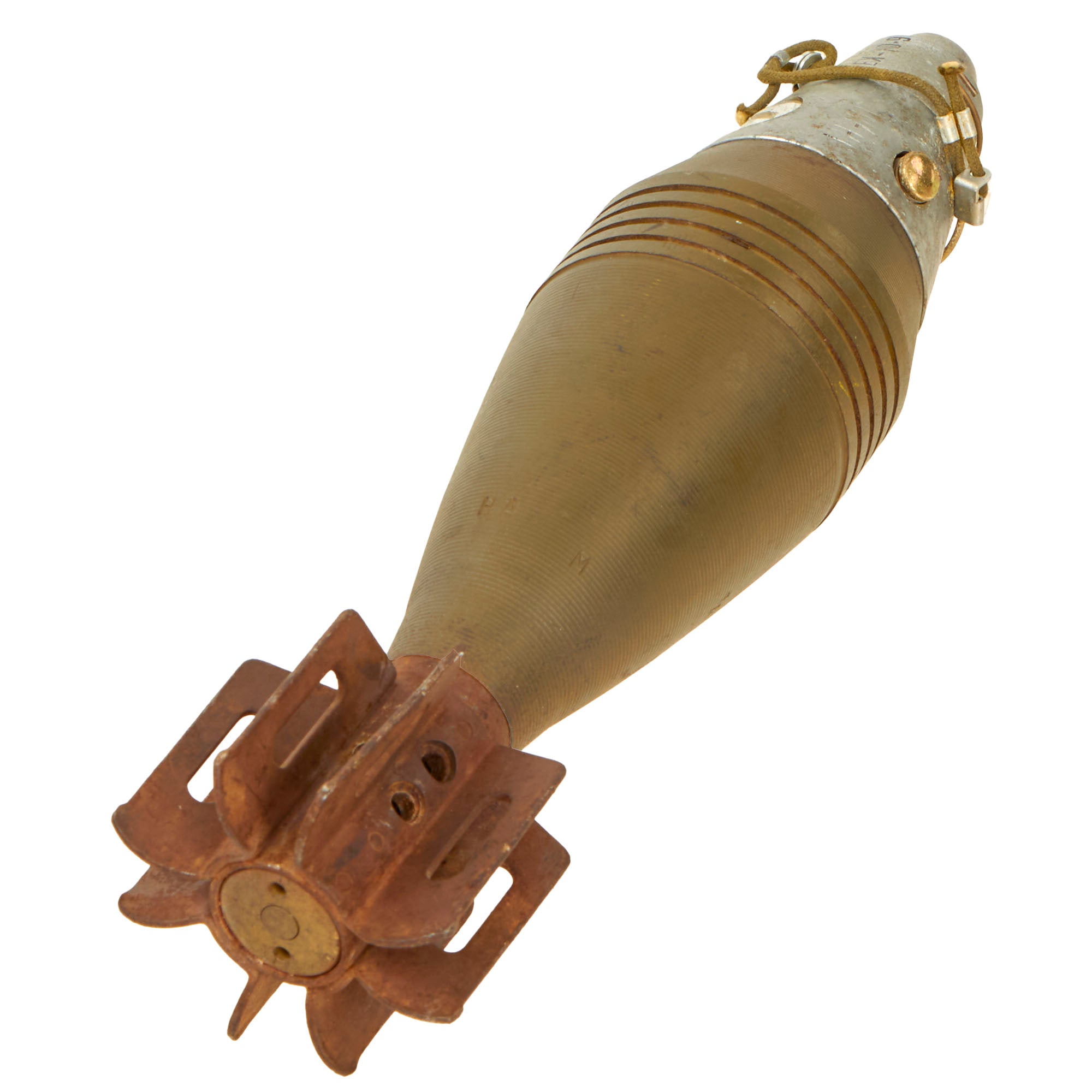 Original U.S. Vietnam War 60mm HE M49A3 Mortar Round With 1971-Dated F ...