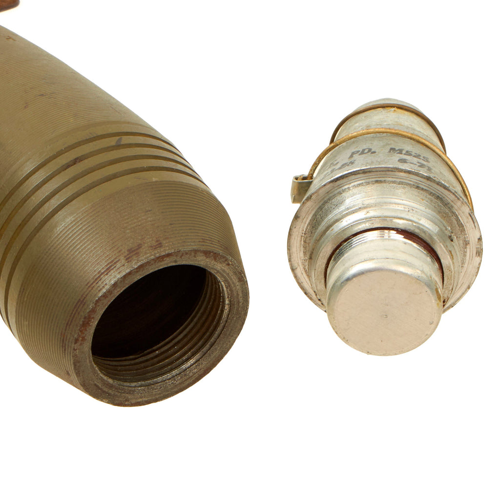 Original U.S. Vietnam War 60mm HE M49A3 Mortar Round With 1971-Dated F ...