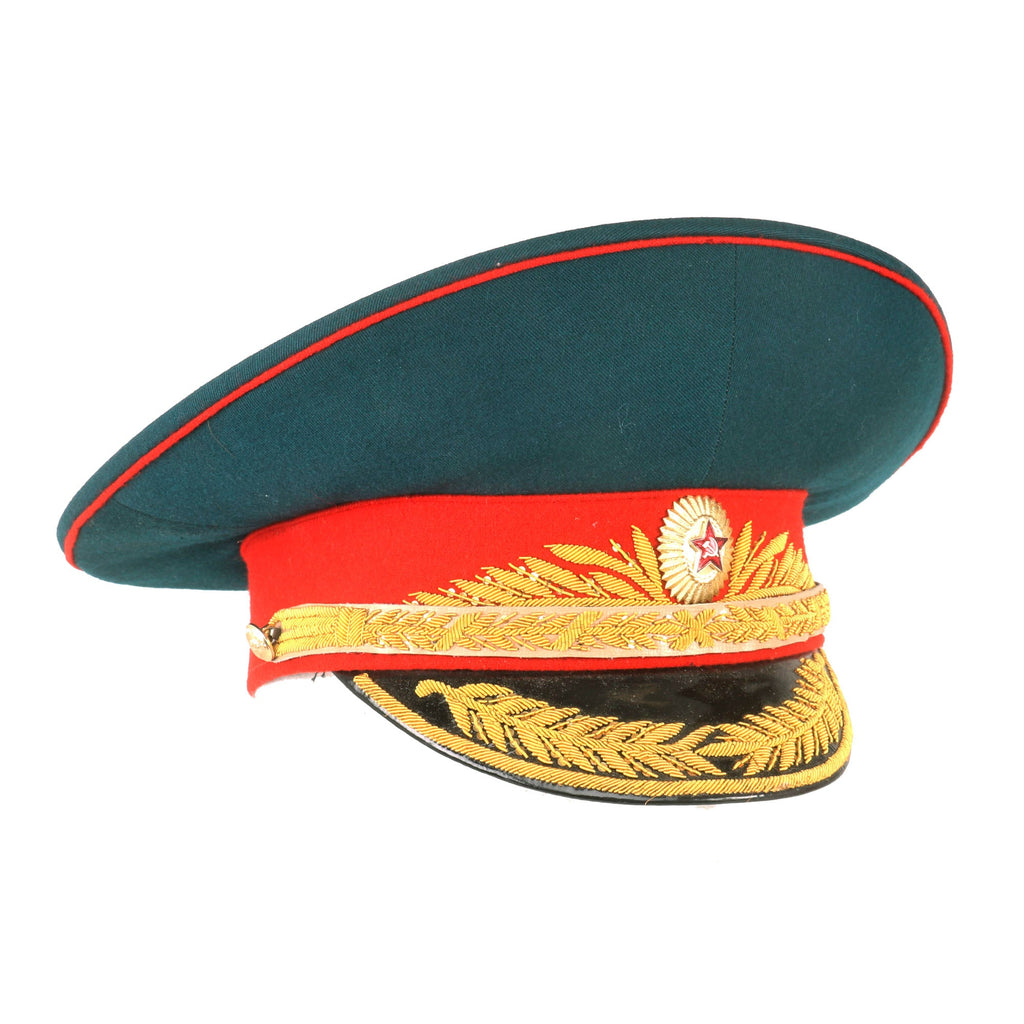 Original Soviet Russian Cold War Infantry General's Peaked Visor Hat ...