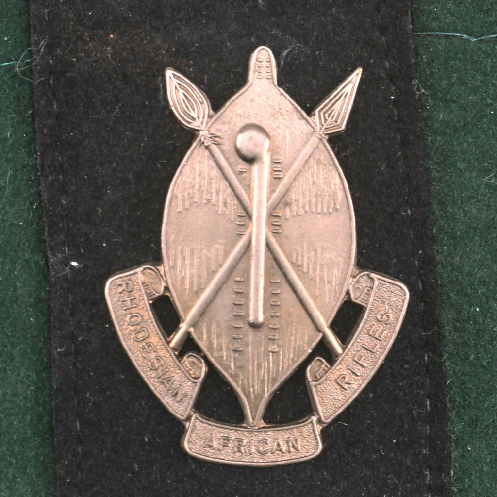 Original Rhodesian Bush War Rhodesian African Rifles Slouch Hat with B ...