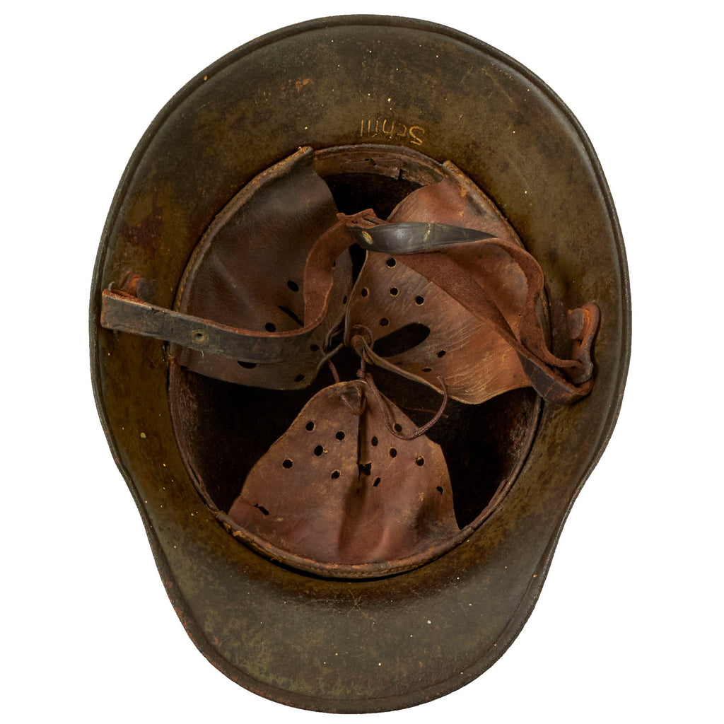 Original German WWI Post-War Freikorps-Painted Named M1916 Stahlhelm H ...