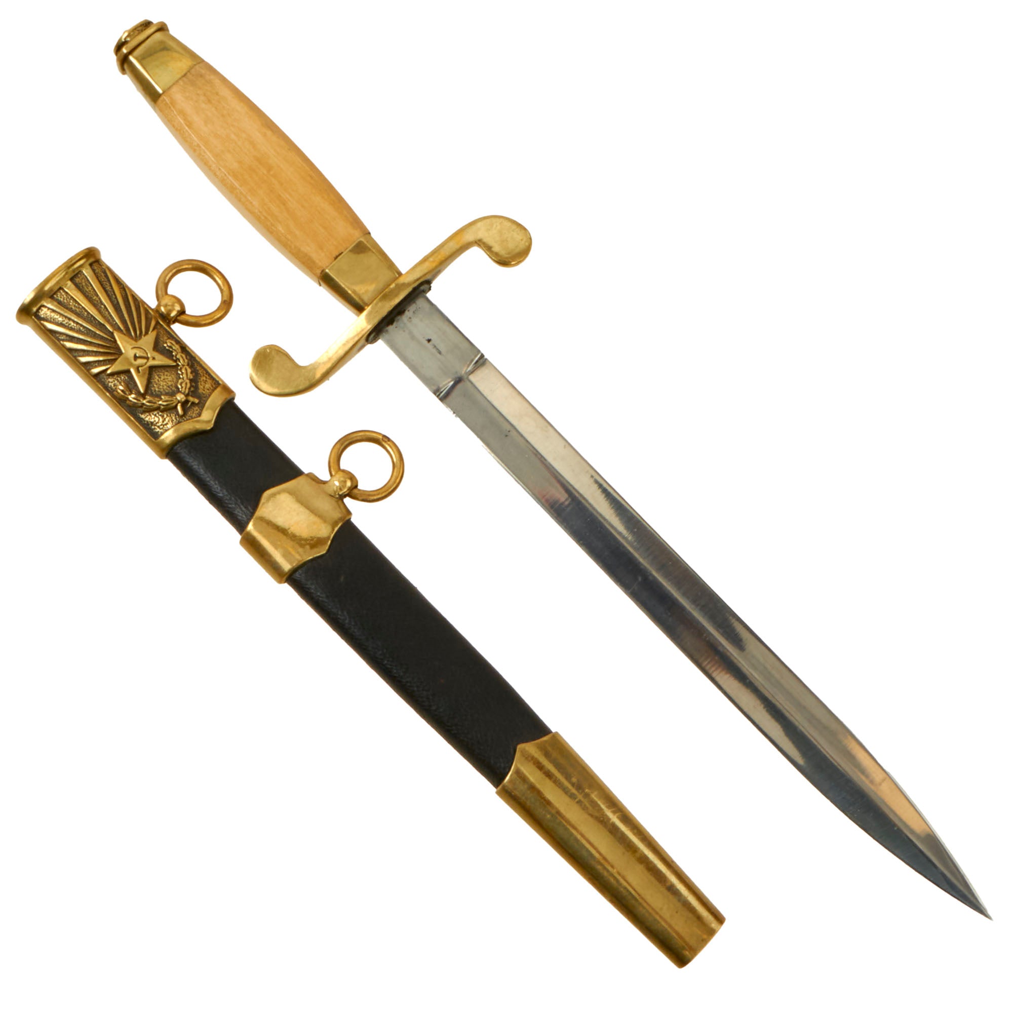 Original Russian Soviet Collapse Era Officer’s Dagger with Scabbard ...