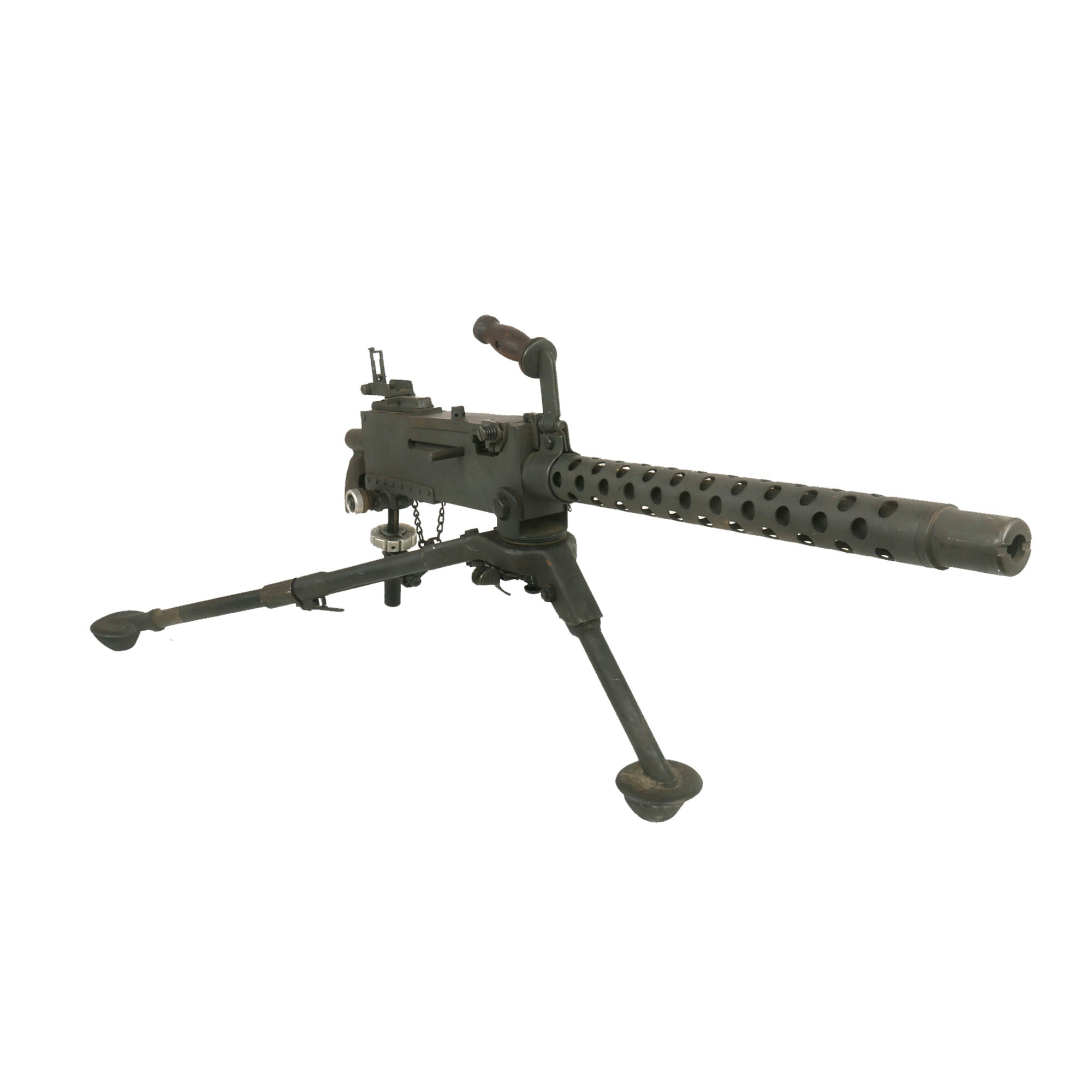 Original U.S. WWII Browning .30 Caliber M1919A4 Display Machine Gun wi ...