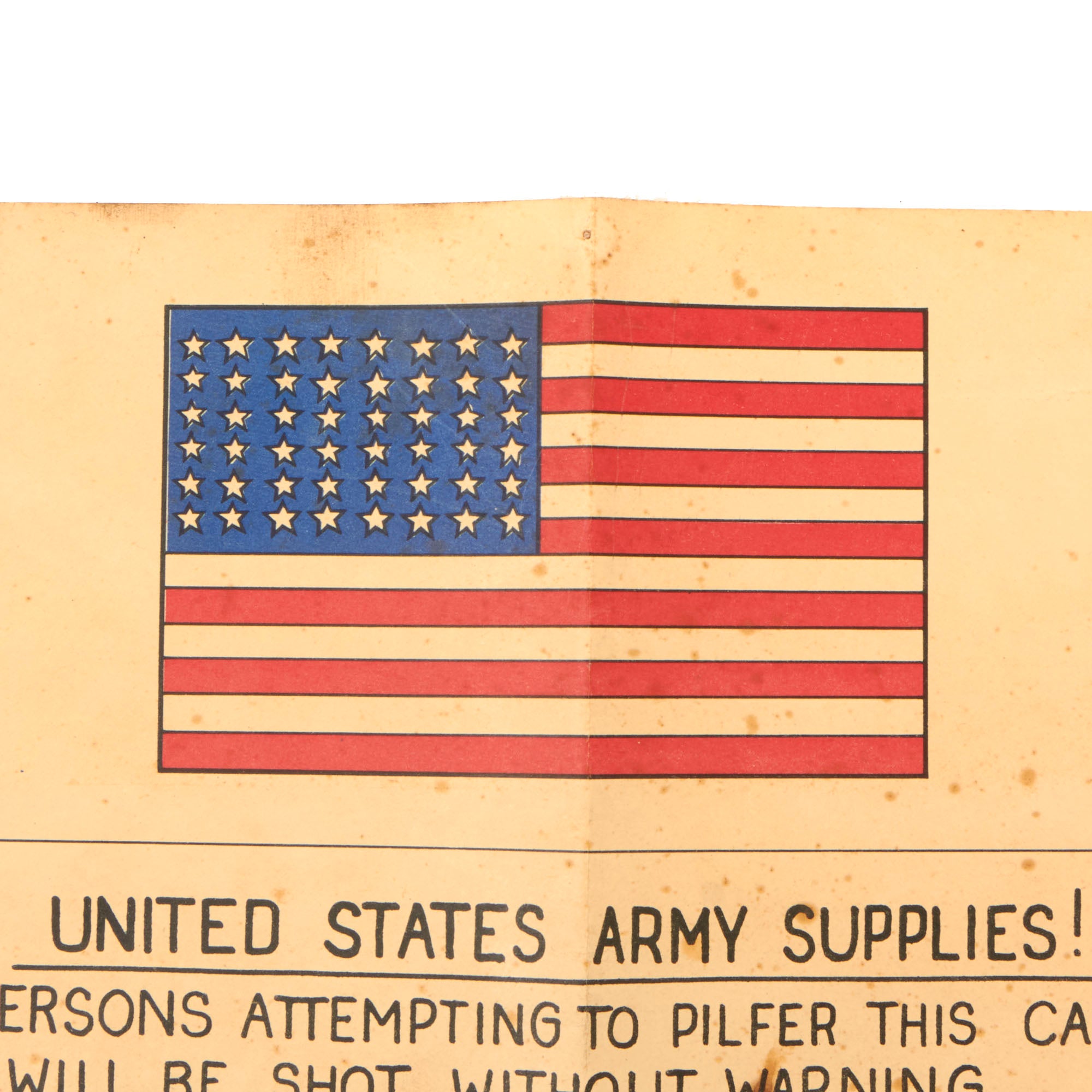 Original U.S. WWII Occupation Railway Security Poster in Five Language ...